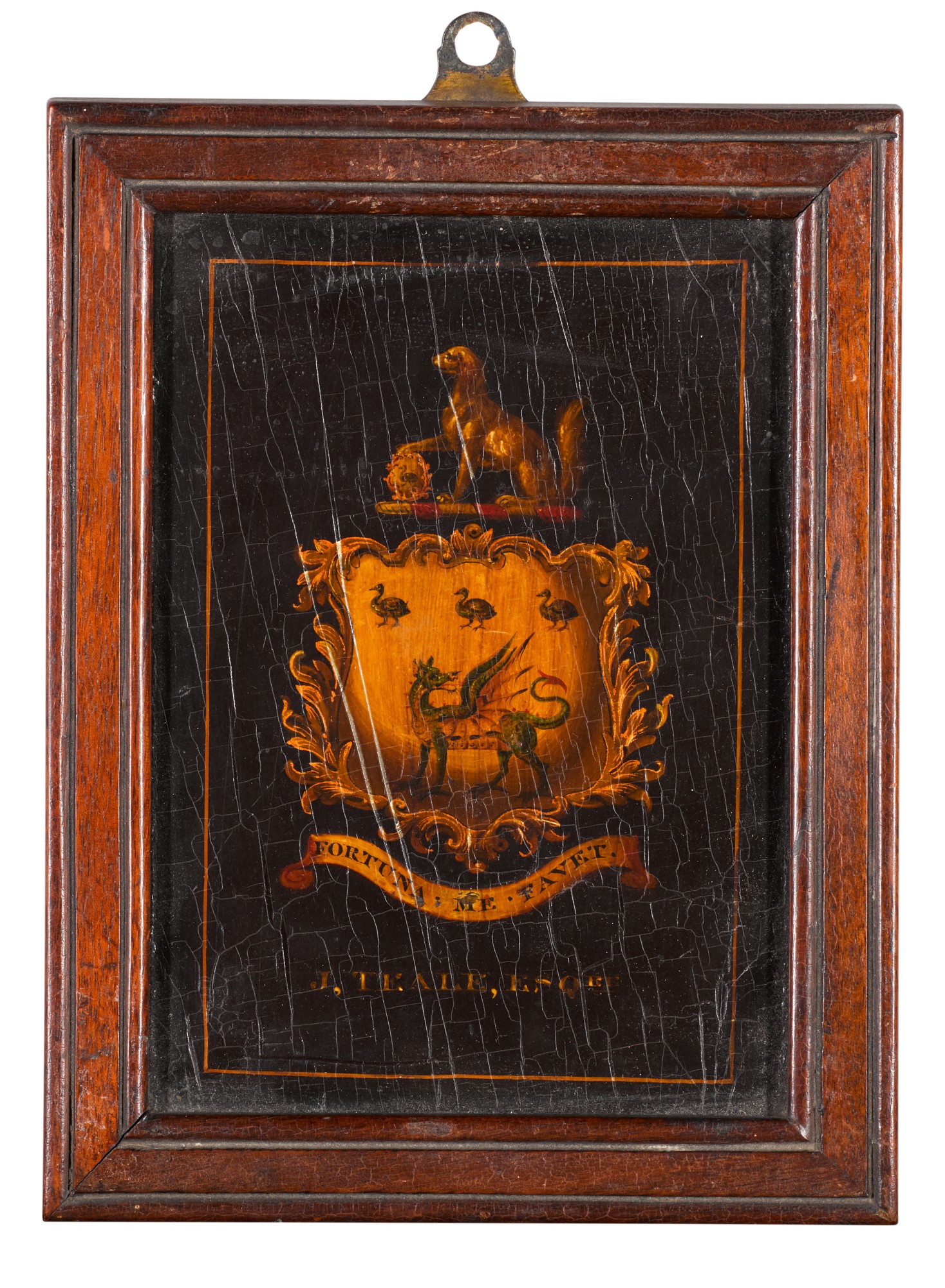 A SET OF NINE ARMORIAL PANELS, LATE 18TH CENTURY/EARLY 19TH CENTURY ...