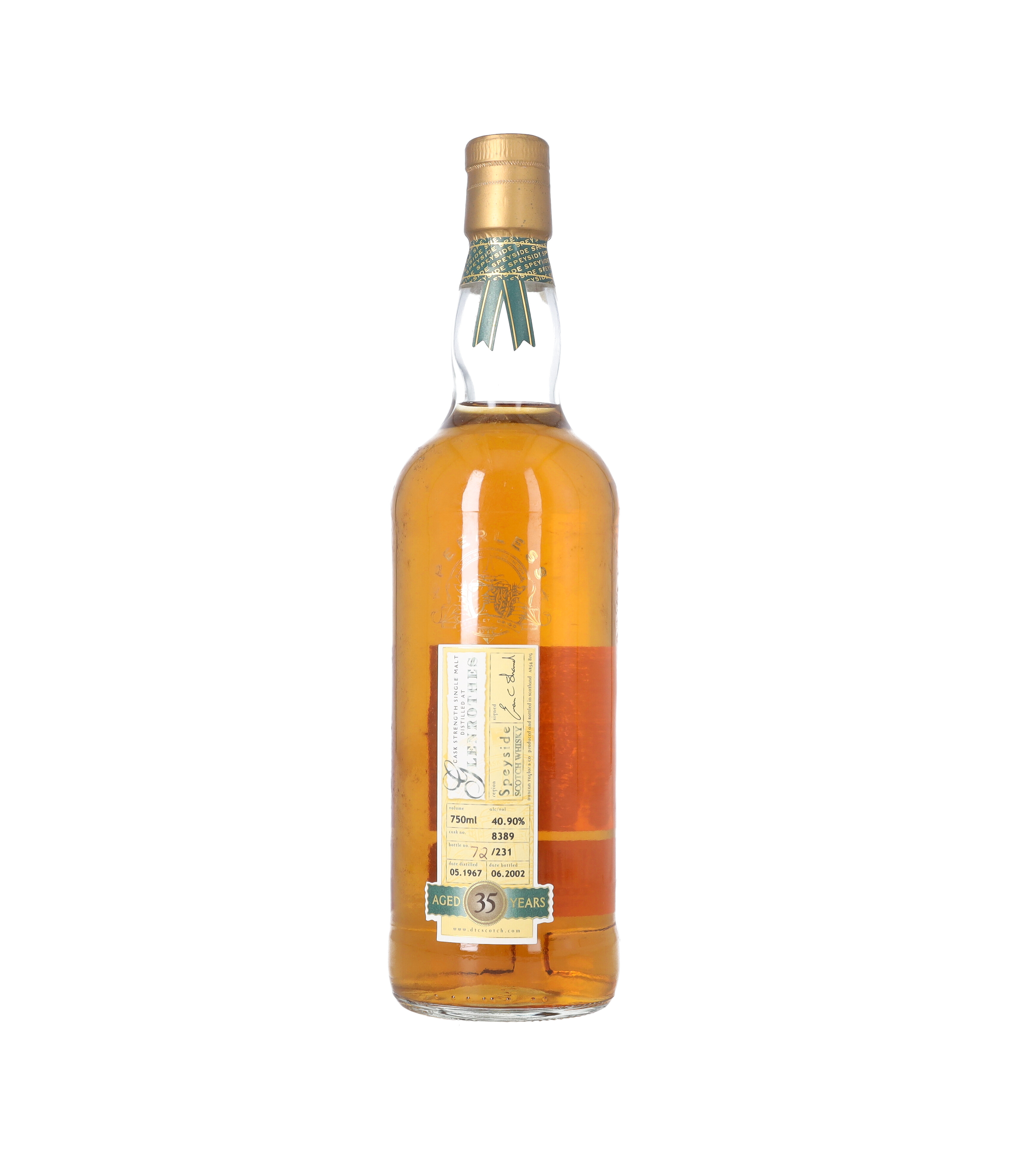 Glenrothes Duncan Taylor Peerless 35 Year Old 40.9 abv 1967 (1 BT75 ...