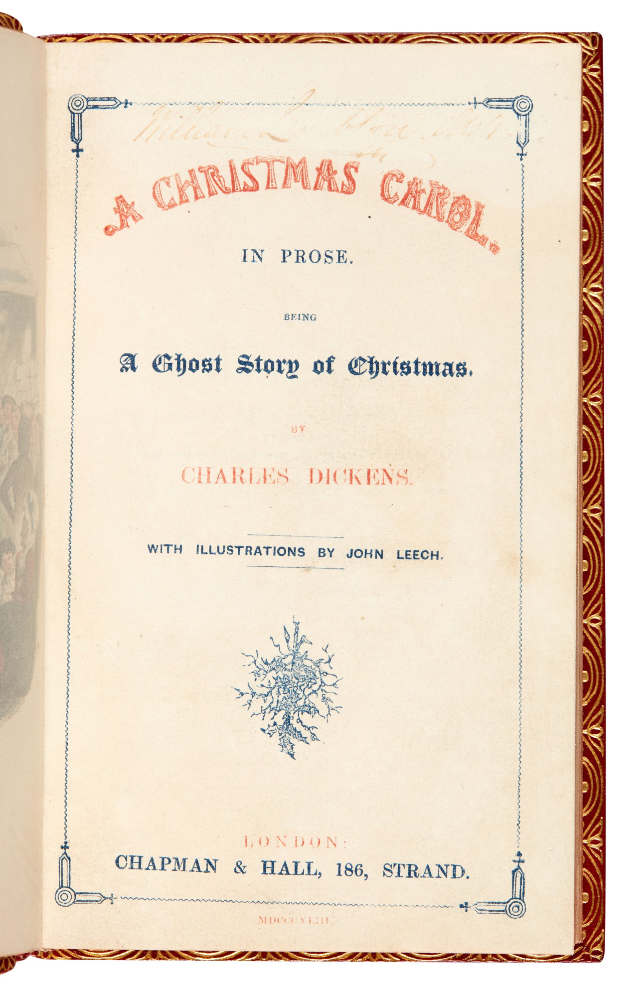 DICKENS | The Christmas Books, 1843-1848, first editions, presentation ...