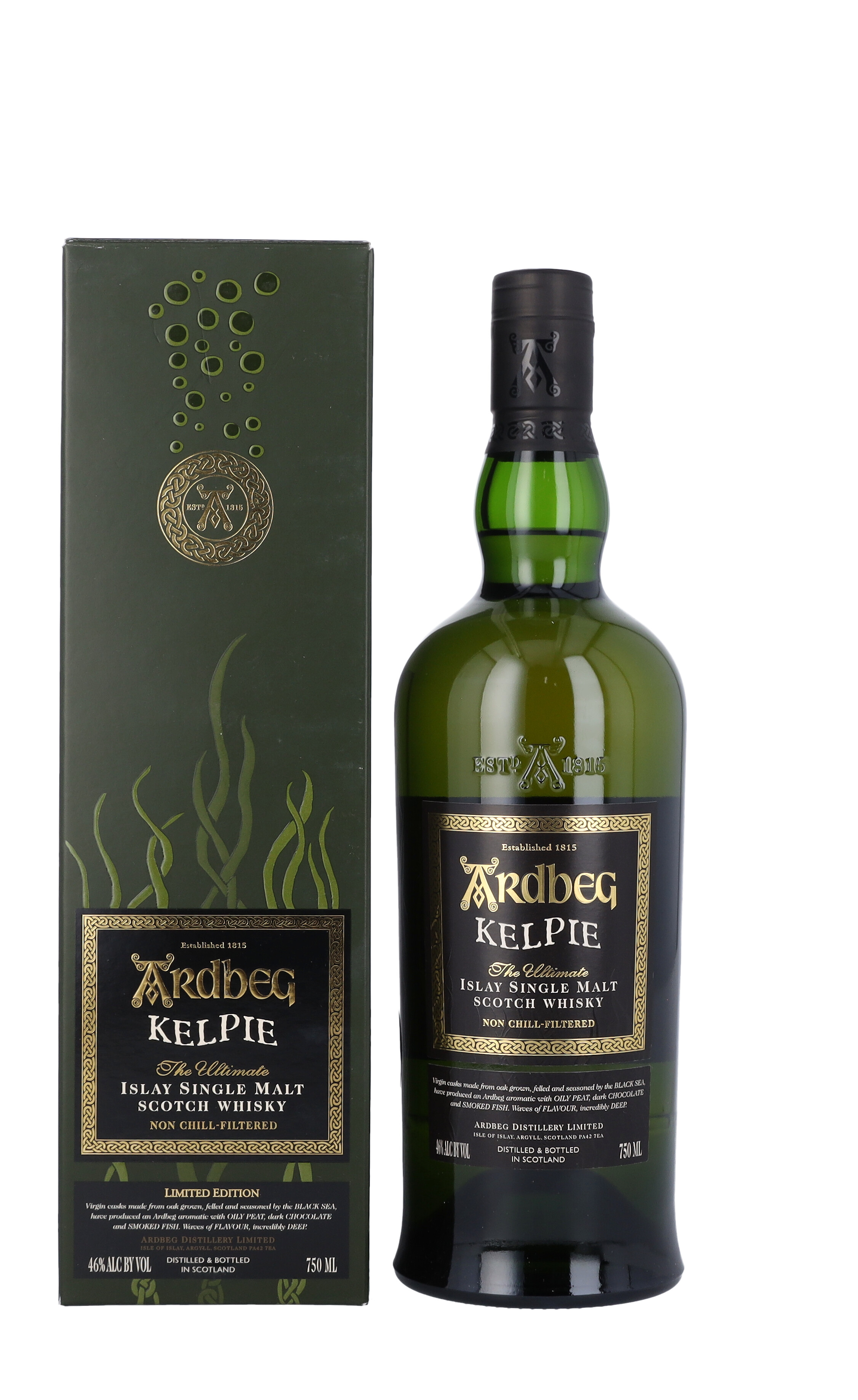 Ardbeg Kelpie 46.0 abv NV (2 BT75) | Whisky & Whiskey | The Three ...