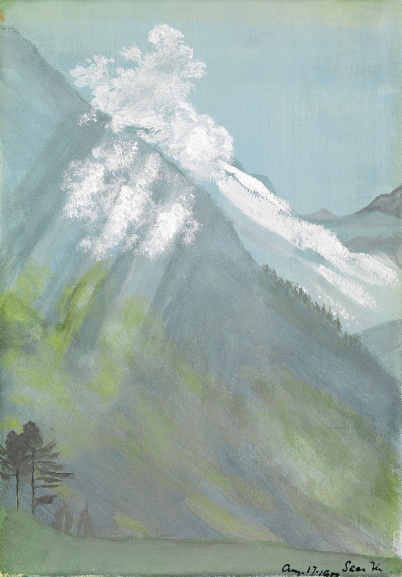 EDWARD CLIFFORD | SAAS-FEE, SWITZERLAND | European Art: Paintings ...