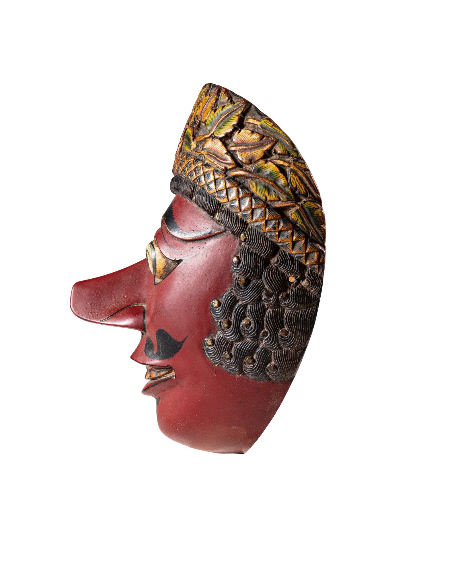 Masque topeng représentant Kelana, Yogyakarta, Java, Indonésie | Topeng ...