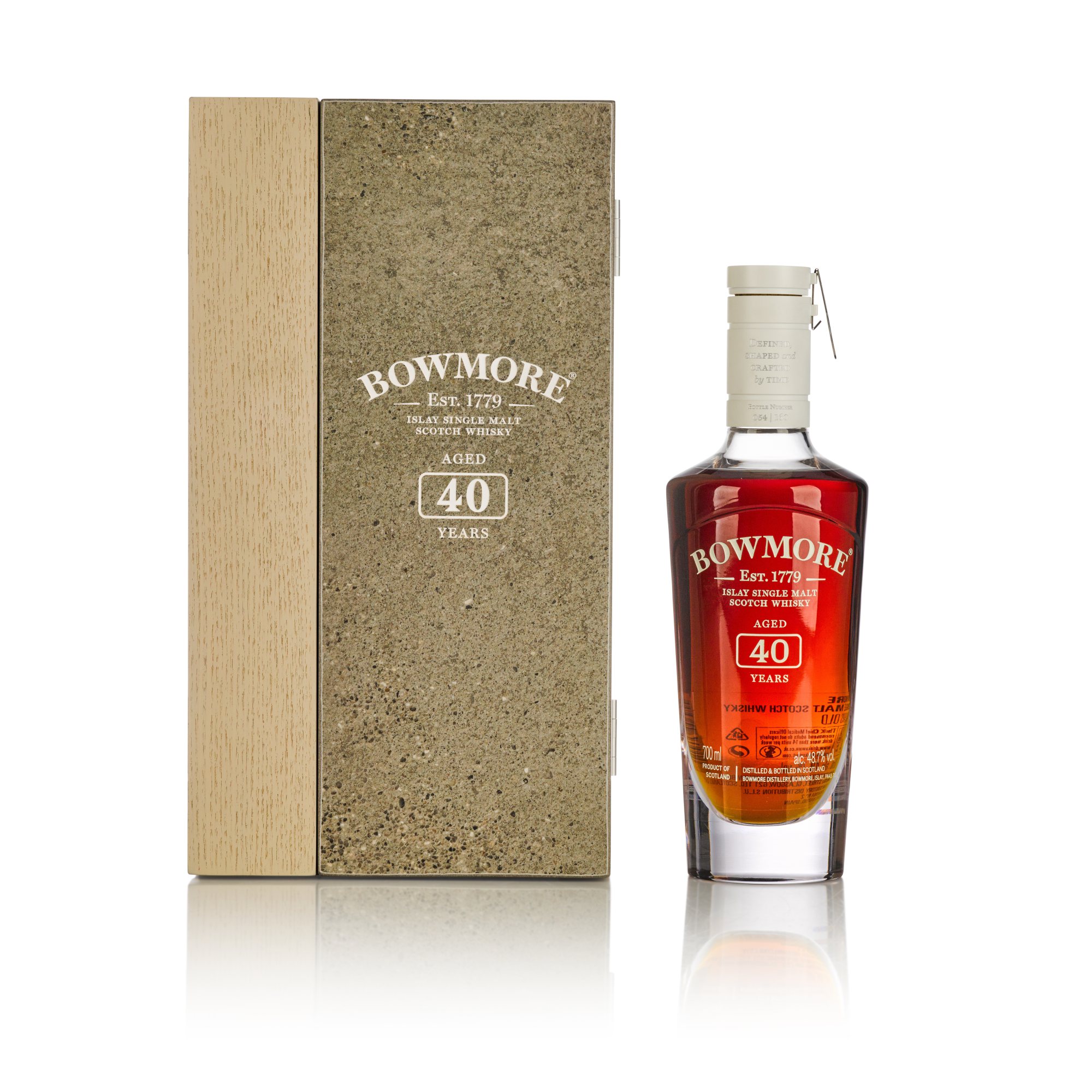 Bowmore 40 Year Old 48.7 abv NV (1 BT 70cl) | Finest Whisky | Iconic ...