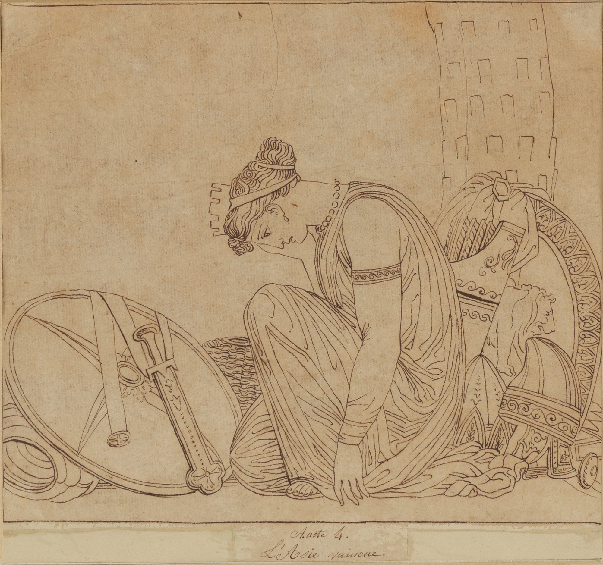 JOHN FLAXMAN | THREE SCENES FROM LES EUMENIDES: ACTS I, 2 AND 4 | 19th ...