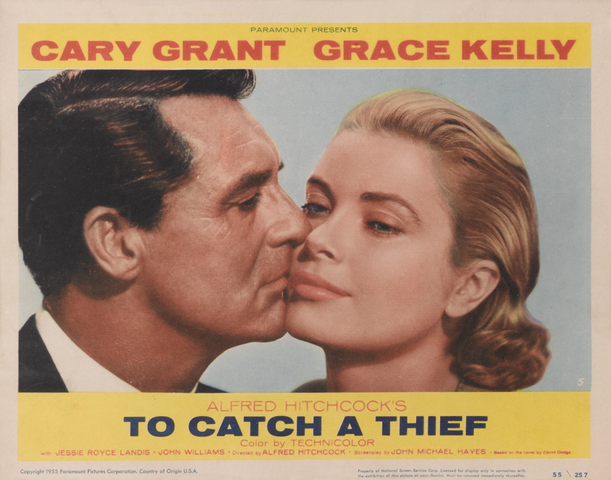 To Catch a Thief (1955), lobby card number 5, US | Original Film Posters | 2022 | Sotheby's