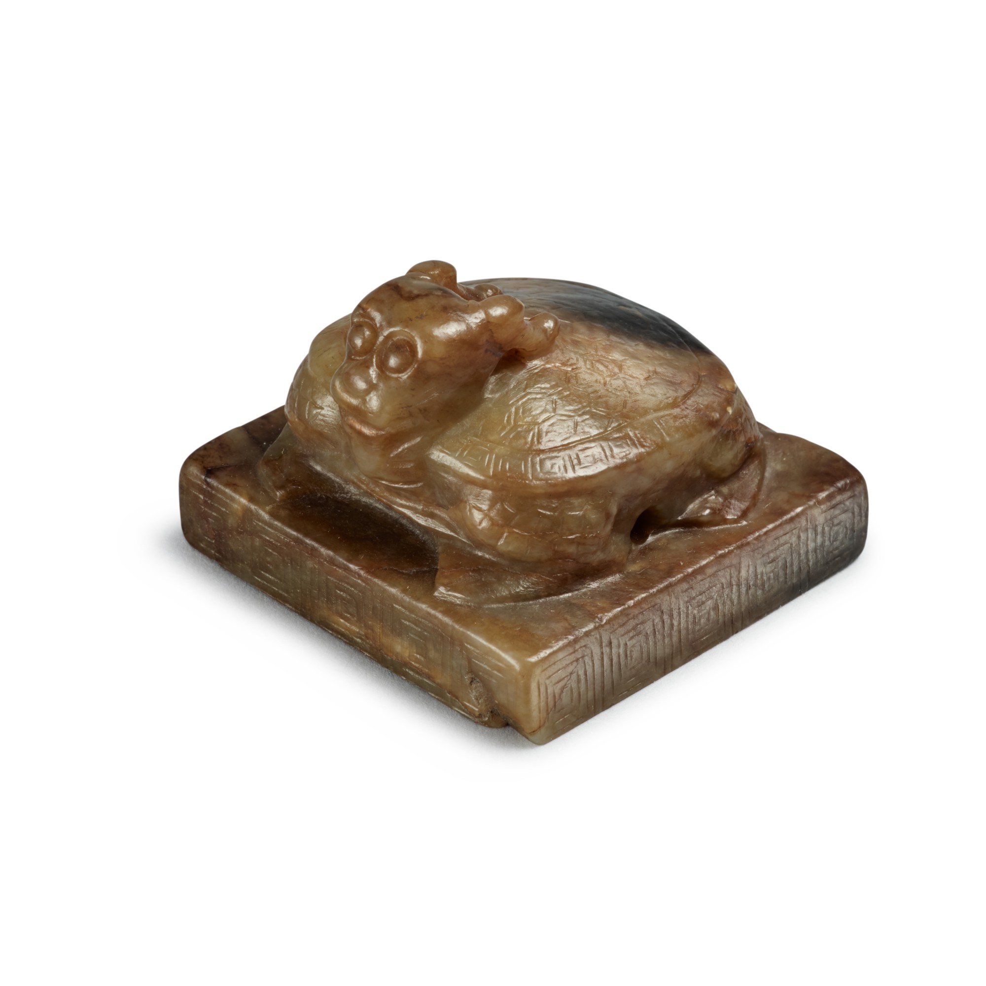 A brown jade 'Xuanwu' seal, Late Ming dynasty | 明末 玉雕玄武鈕印料 | Important ...