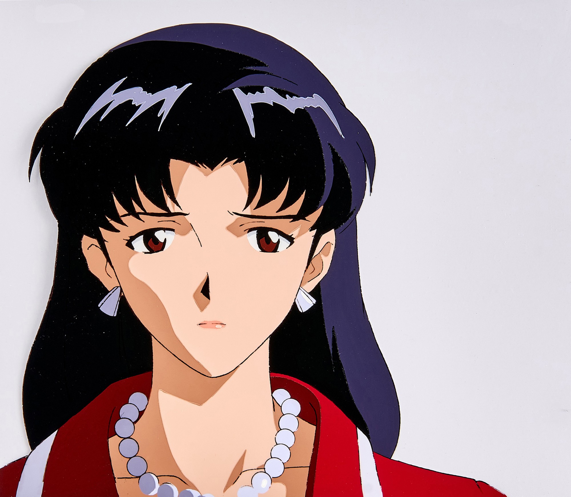 Misato Katsuragi Animation Cel with Douga | 葛城美里賽璐璐，附線稿 | Contemporary ...