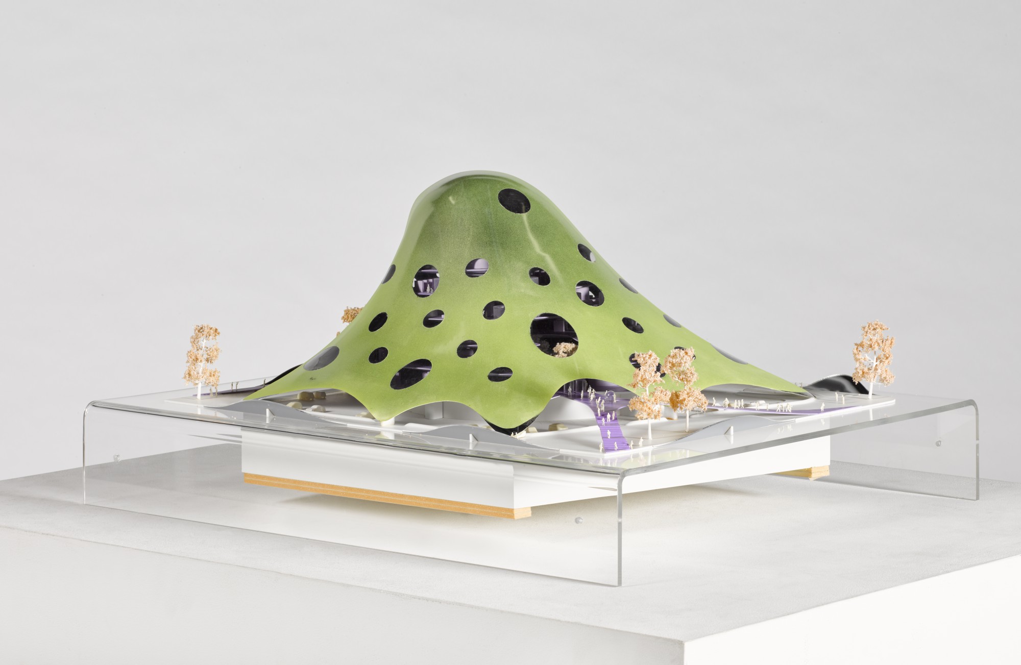 Blob (Architectural Model for the National Library, Prague; unique ...