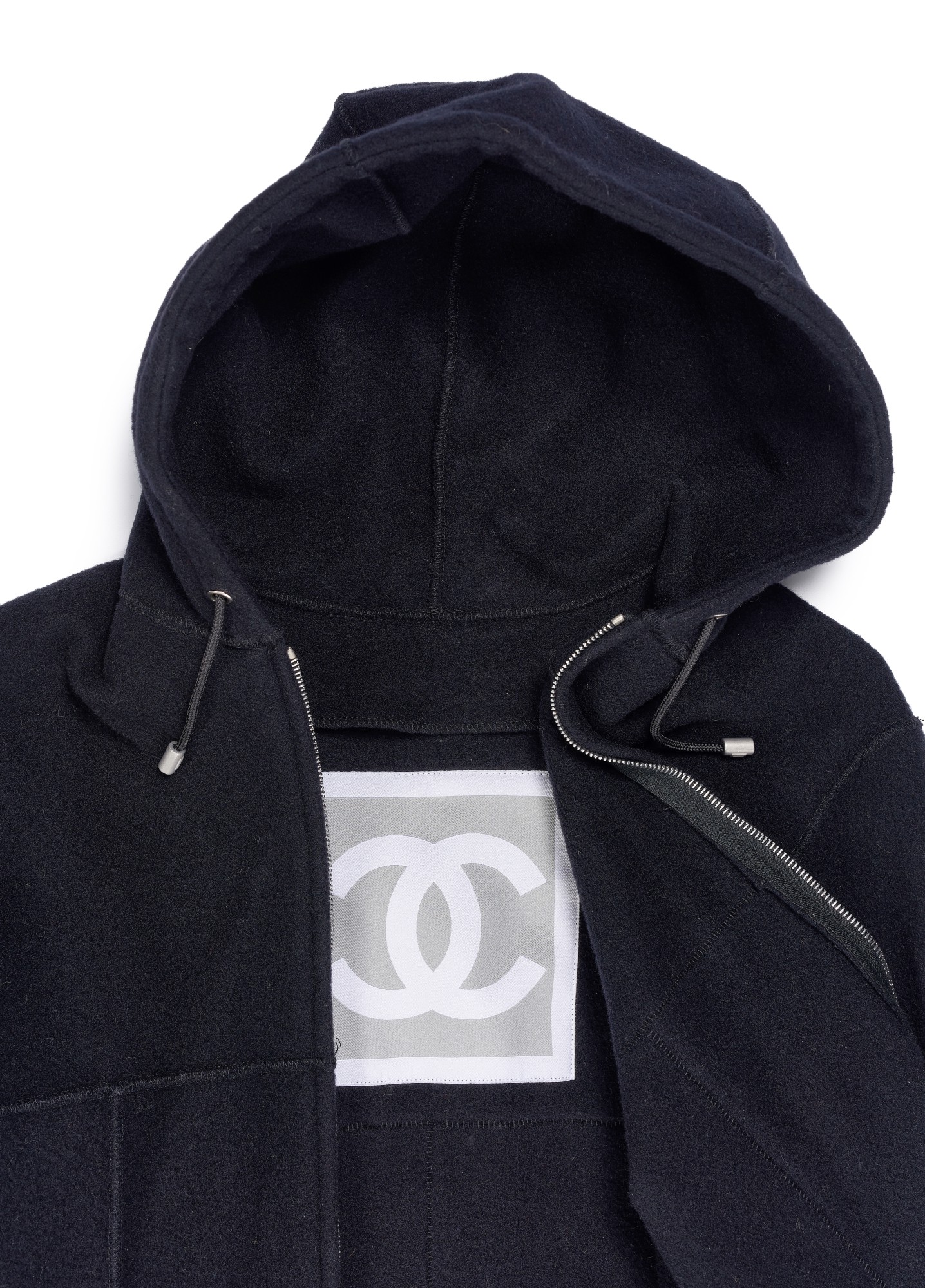 MIDNIGHT BLUE HOODED SPORT LINE SWEATSHIRT, CHANEL | A Collection of a ...