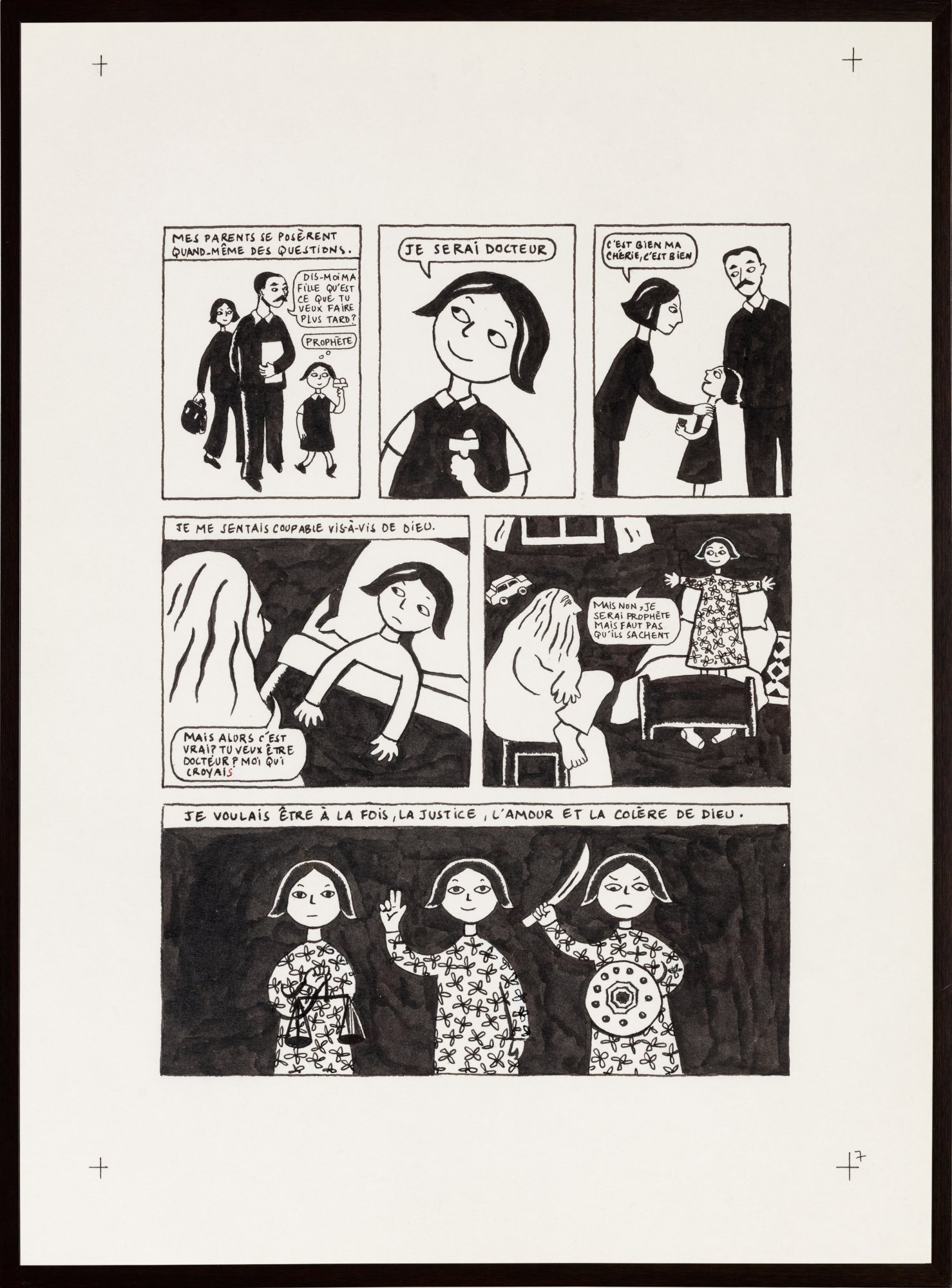 Persepolis (Original Book Art, page 7) | Persepolis | 2022 | Sotheby's