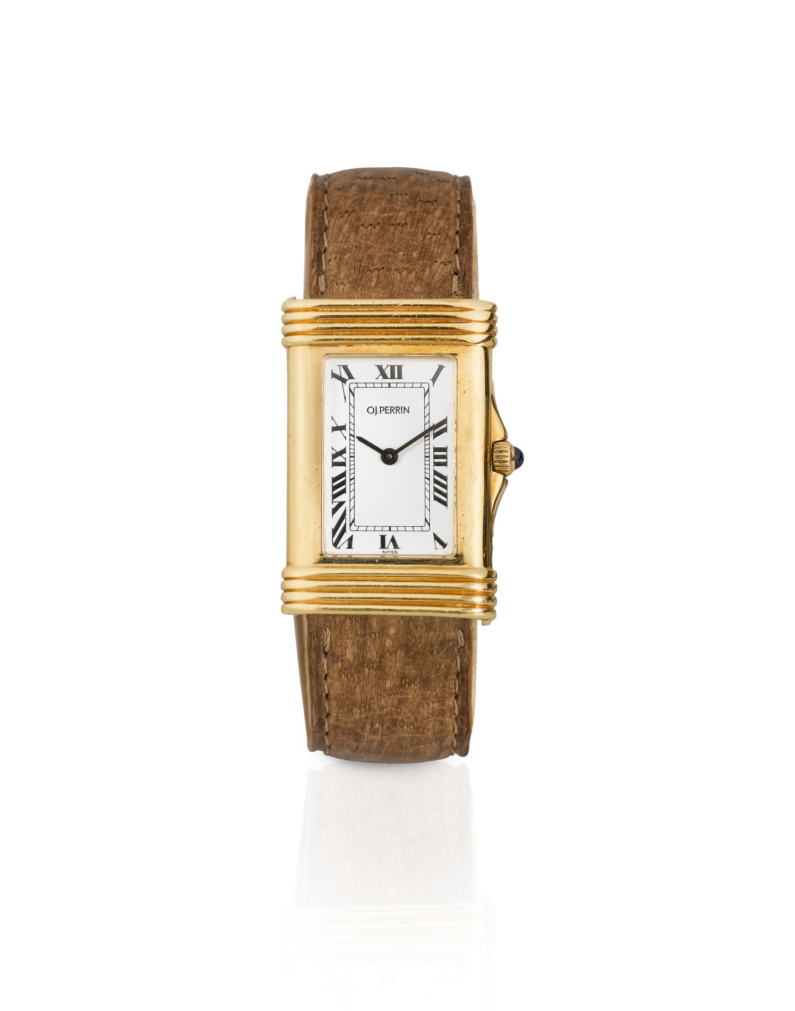 MONTRE BRACELET DE DAME OR, O.J. PERRIN | LADY'S GOLD WRISTWATCH, O.J ...