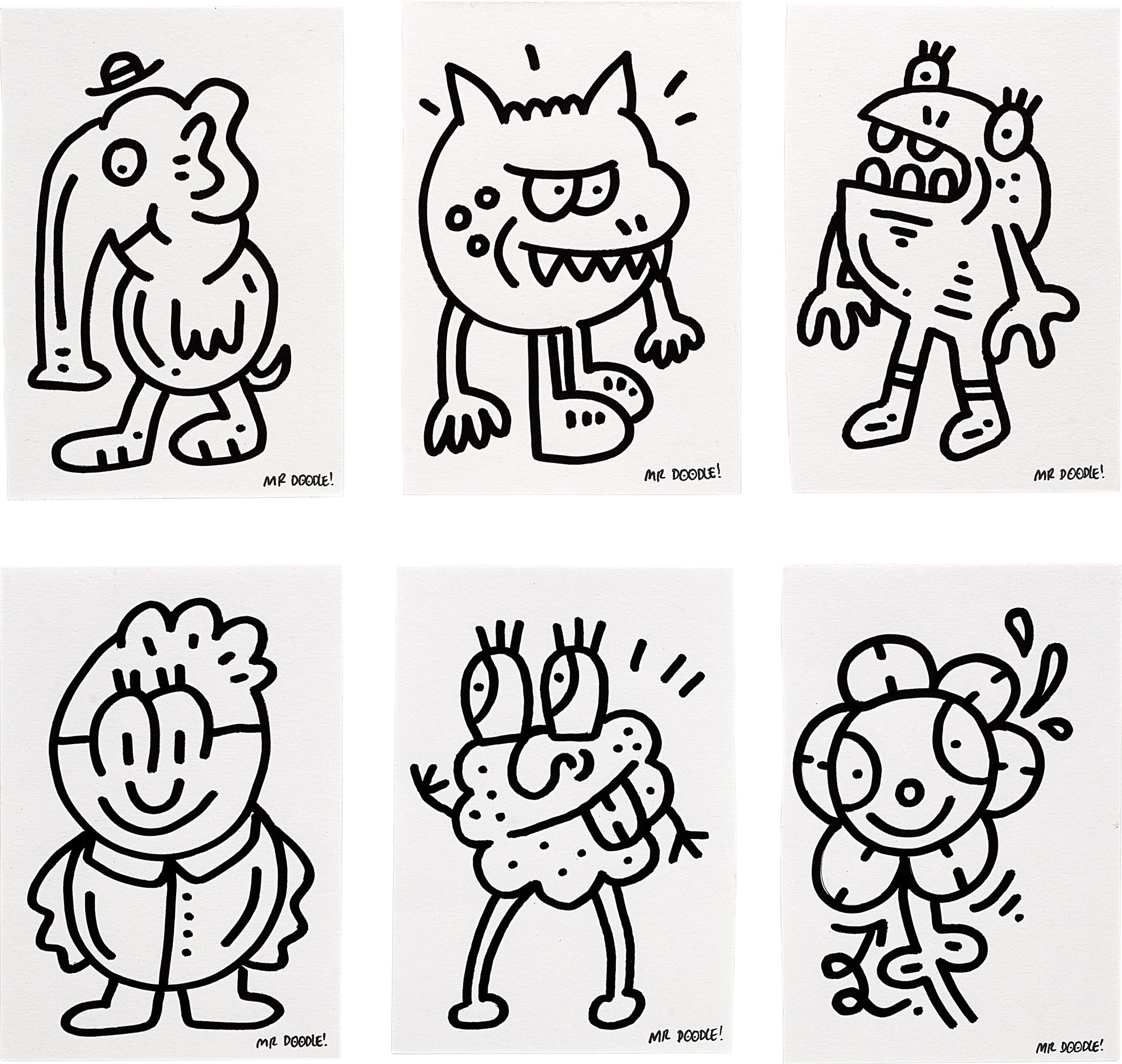 Random Character Original Doodle (Six Works) | 隨意人物繪畫（六幅作品 ...