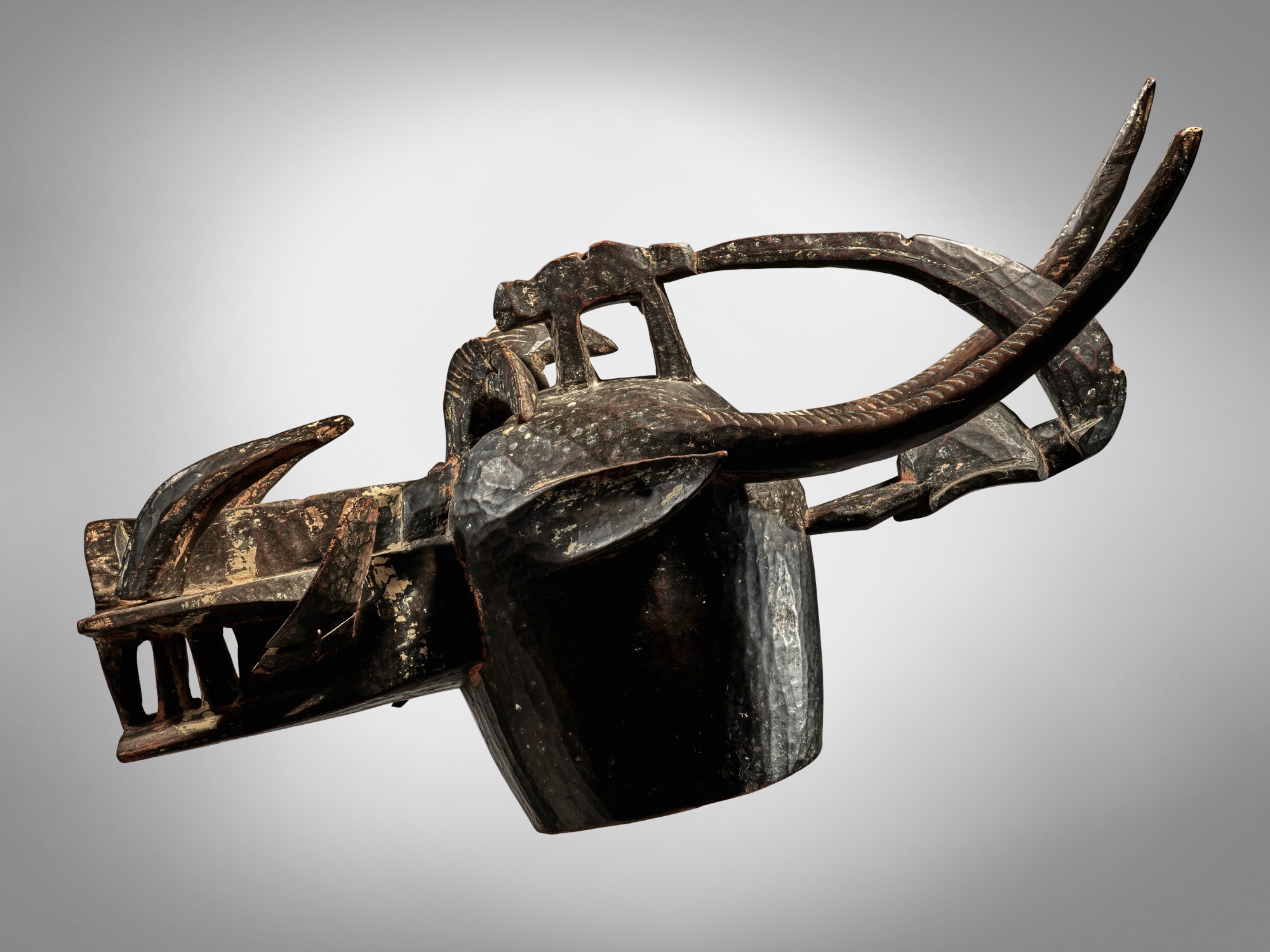 Senufo "Firespitter" Helmet Mask, Côte d'Ivoire | Art of Africa ...