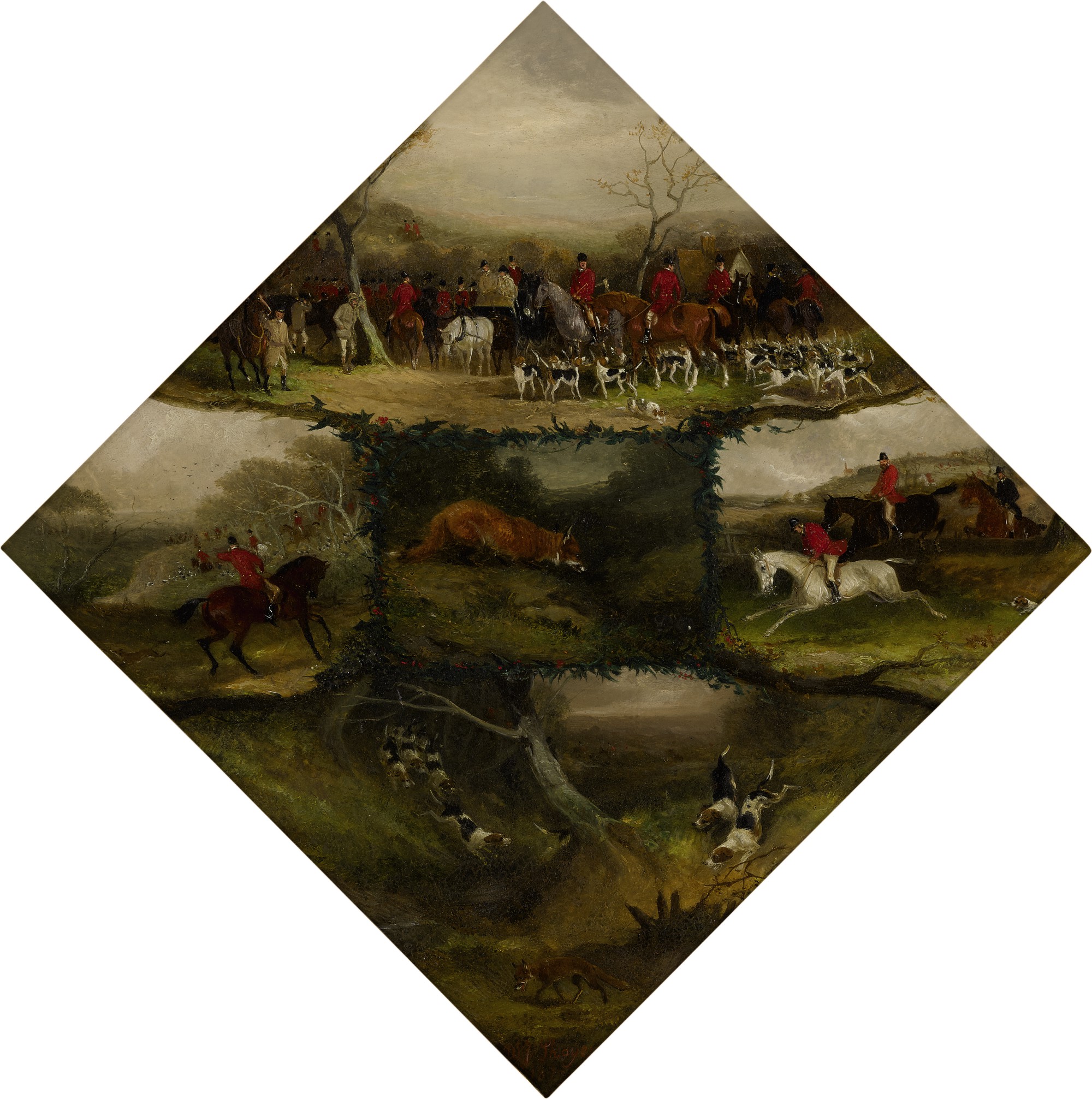 WILLIAM JOSEPH SHAYER | FOXHUNTING VIGNETTES | The Collection of Mr ...