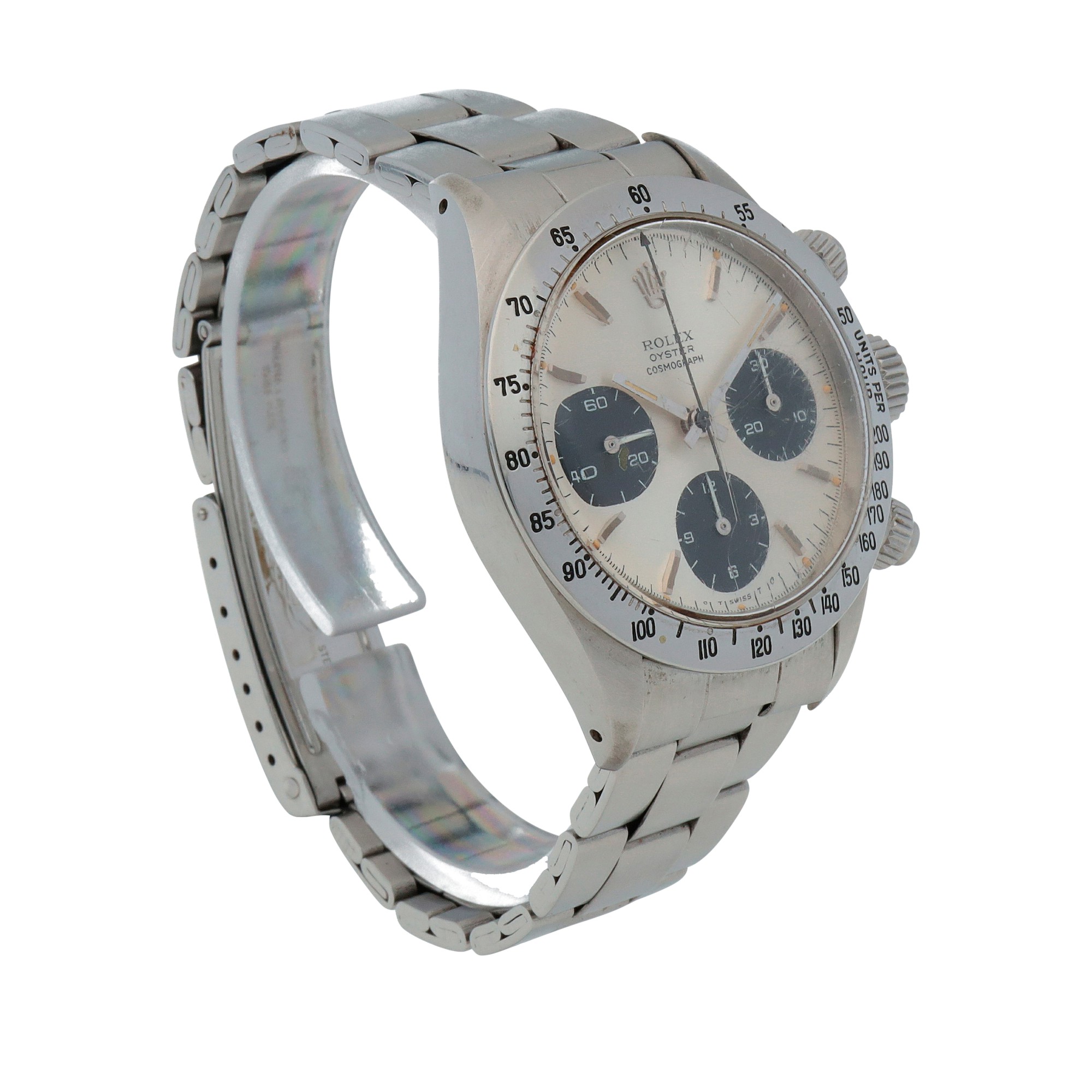 'Sigma Dial' Daytona, Ref. 6265 Stainless steel chronograph wristwatch ...