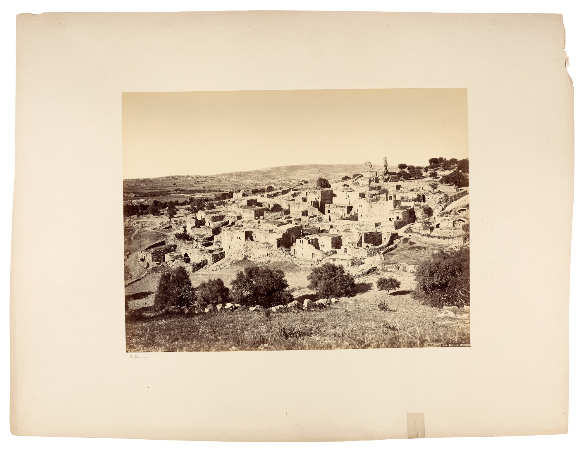 Palestine and Lebanon—Félix Bonfils | Eight large photographs, 1870s ...