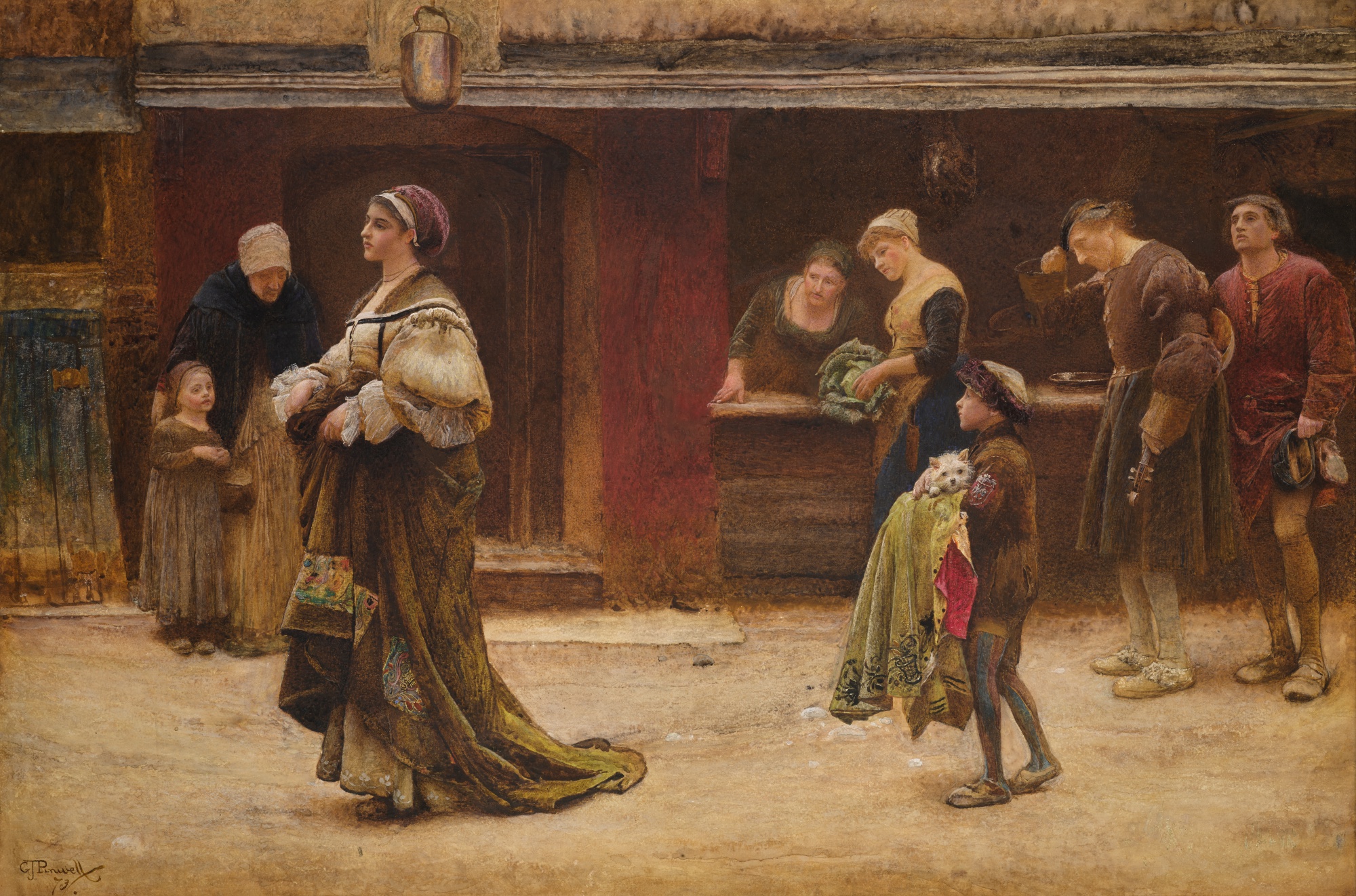 GEORGE JOHN PINWELL | THE GREAT LADY | Victorian, Pre-Raphaelite ...