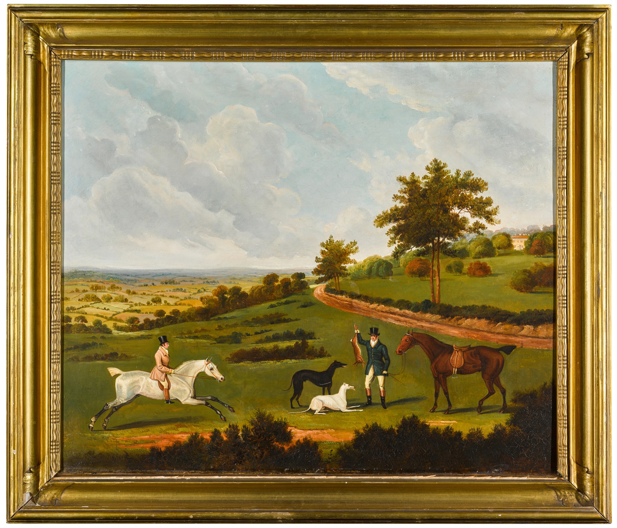 MANNER OF JOHN NOST SARTORIUS | A SET OF THREE PAINTINGS: 'THE CHASE ...