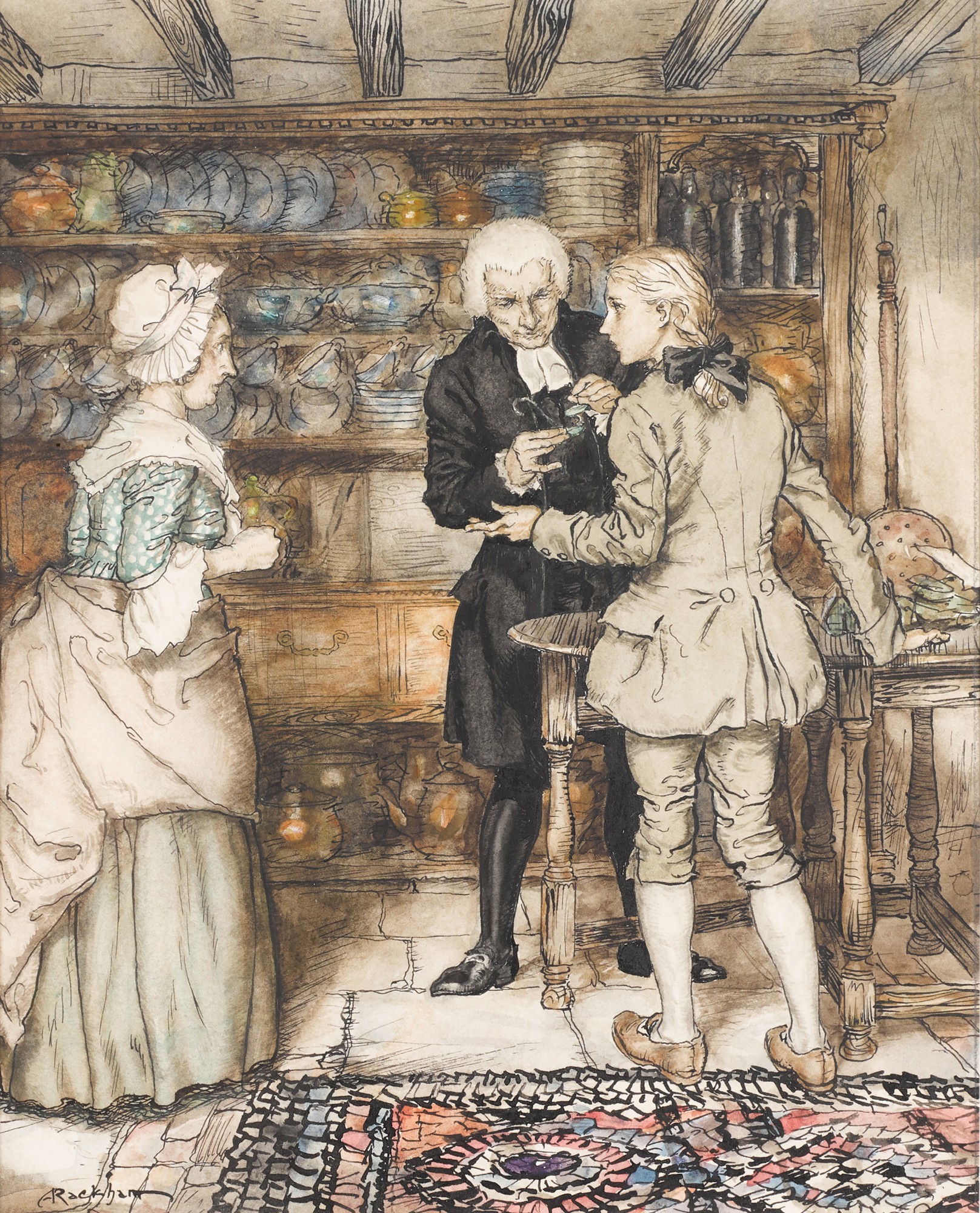 Arthur Rackham | Original illustration for The Vicar of Wakefield (A ...