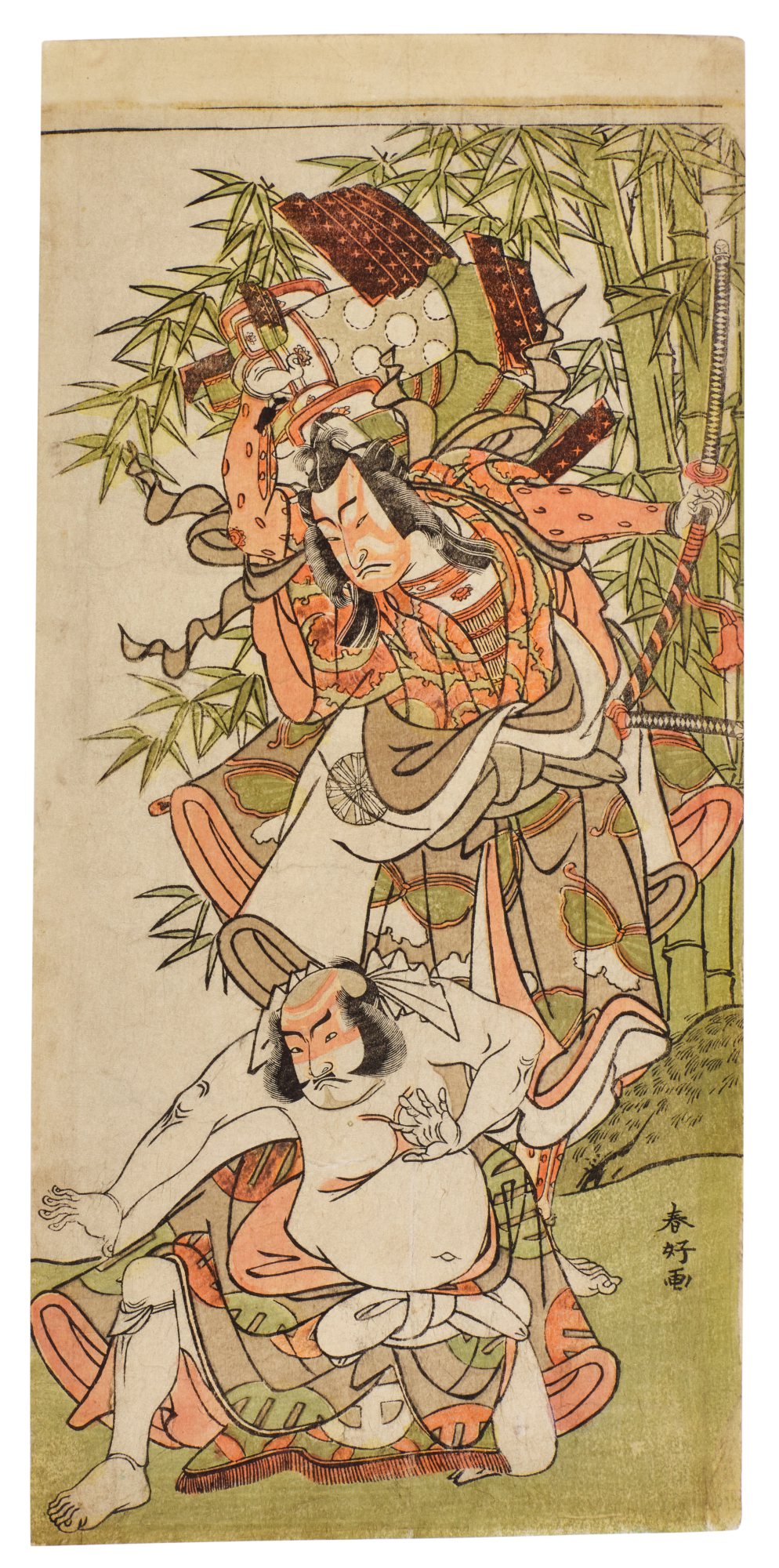 Katsukawa Shunko (1743-1812) | Actors Nakamura Tomijuro I and Otani ...