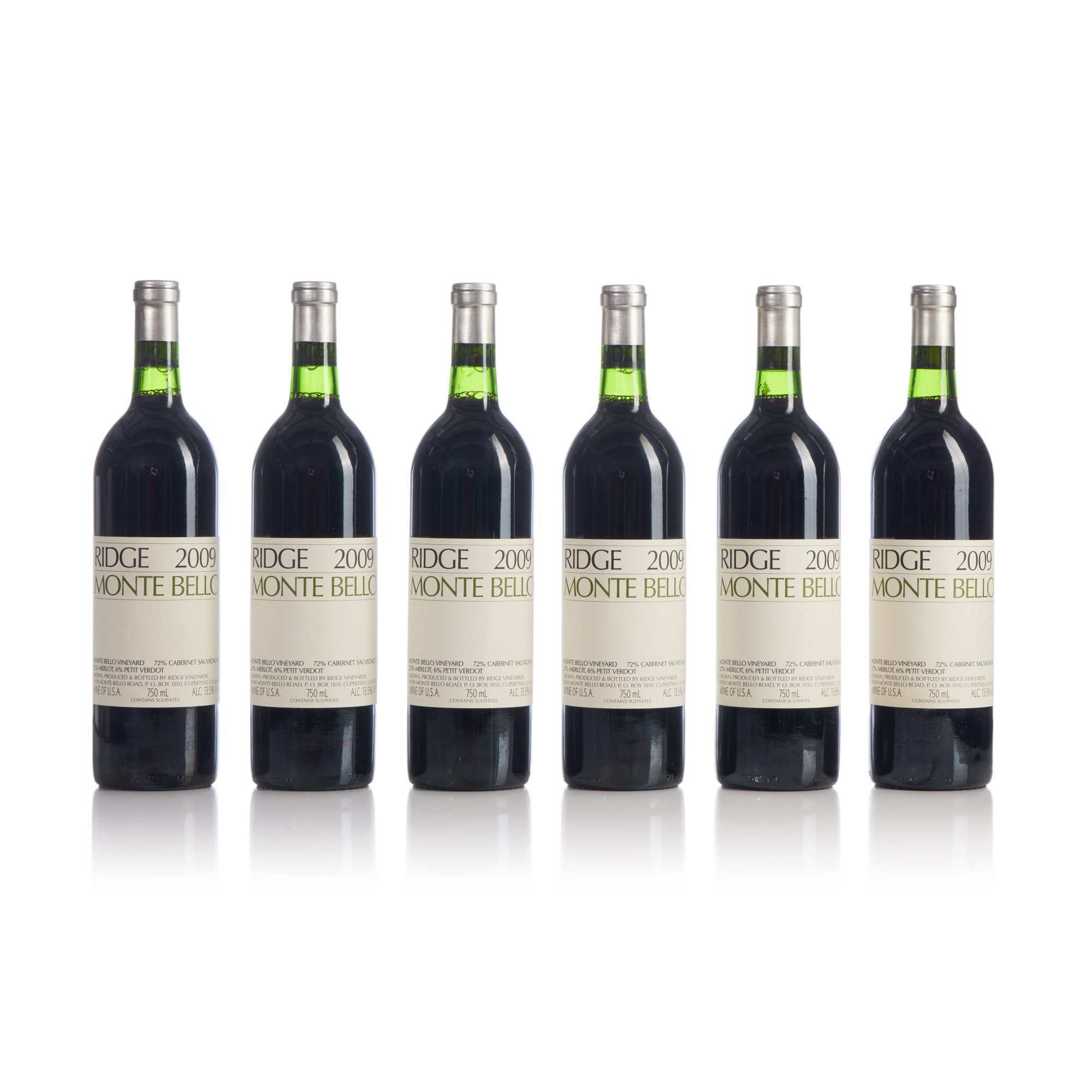 Ridge, Monte Bello 2009 Ridge (6 BT) | The Cellar of Lewis Chester ...