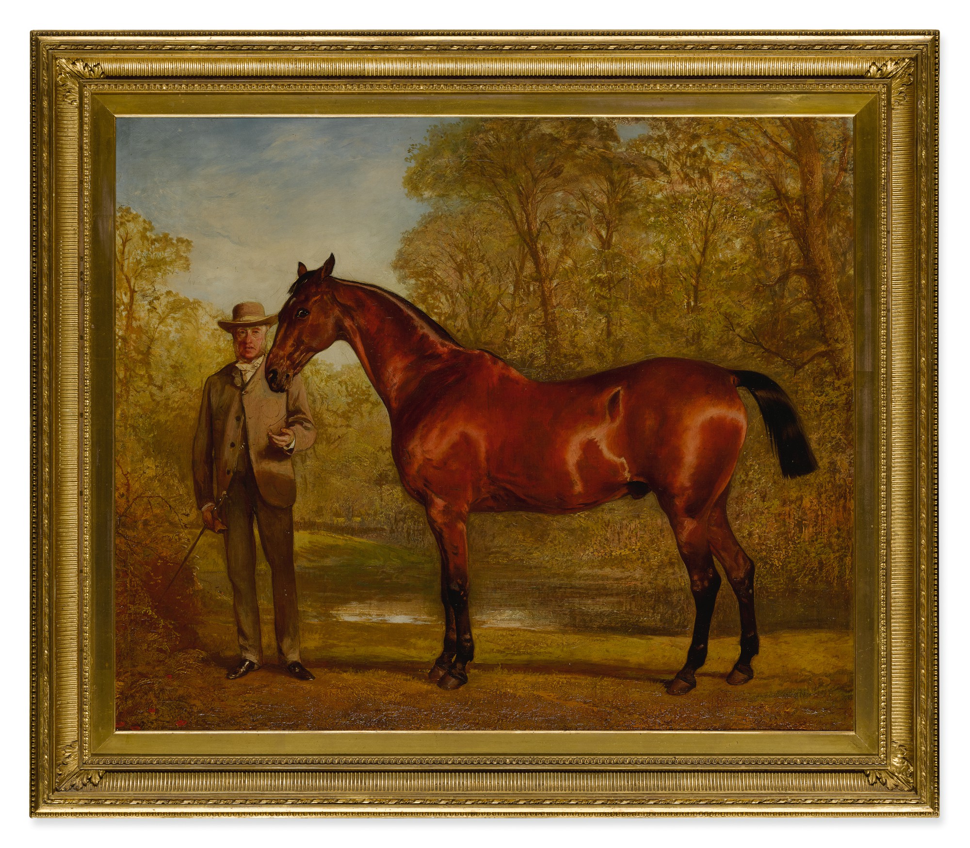 ALFRED CHANTREY CORBOULD | MR. W. JAMES HOLDEN WITH HIS FAVORITE HUNTER ...