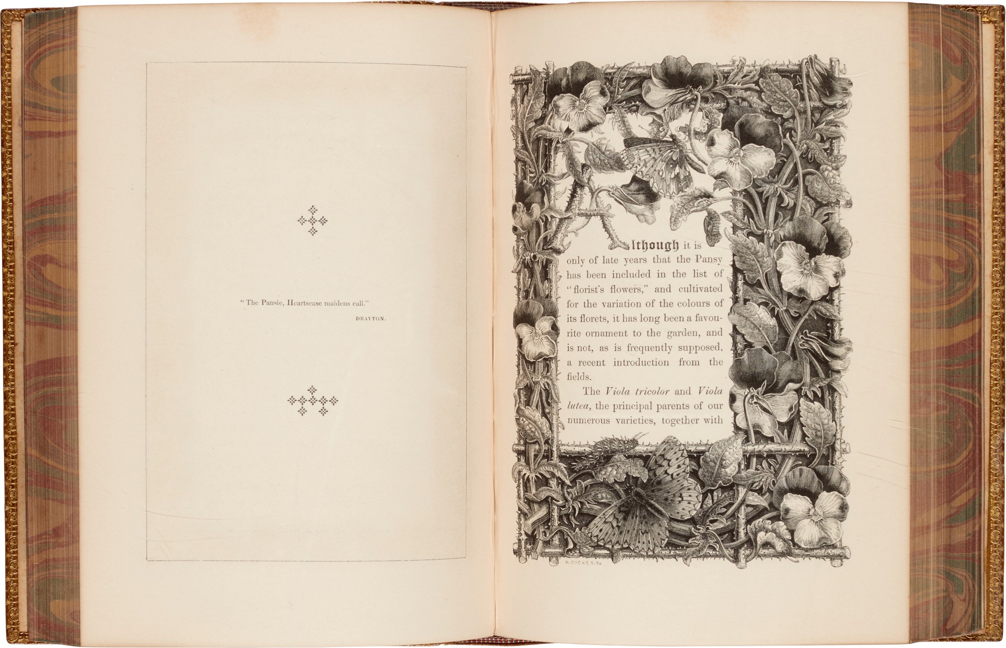 Eden Warwick | The poet's pleasaunce, London, 1847, decorative morocco ...