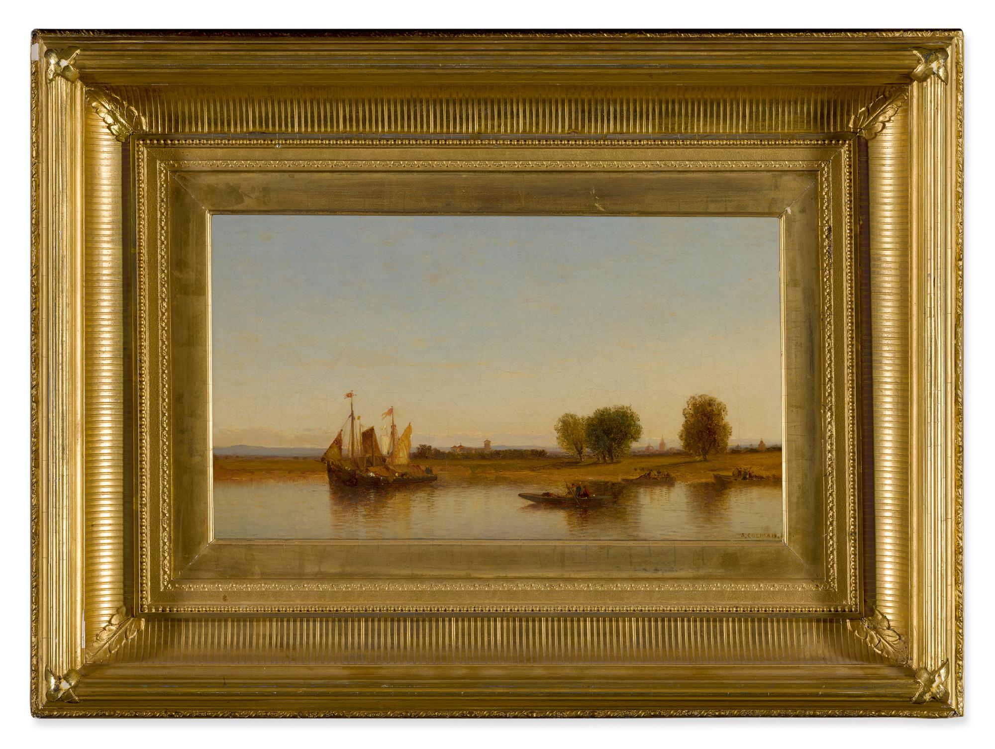 SAMUEL COLMAN | A RIVER IN ITALY | American Art Online | 2020 | Sotheby's