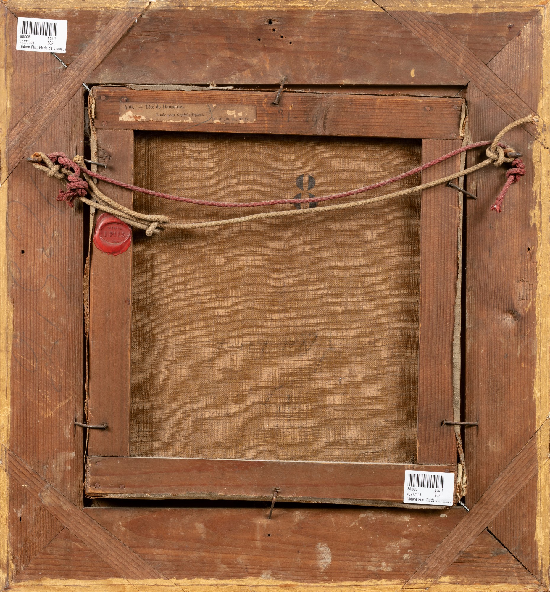 Head of a dancer, study for Orpheus, in the Opera de Paris | Tableaux ...