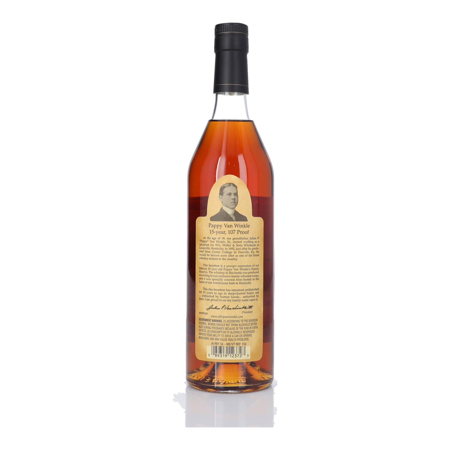 Pappy Van Winkle's 15 Year Old Family Reserve 107 Proof NV (1 BT 75cl ...