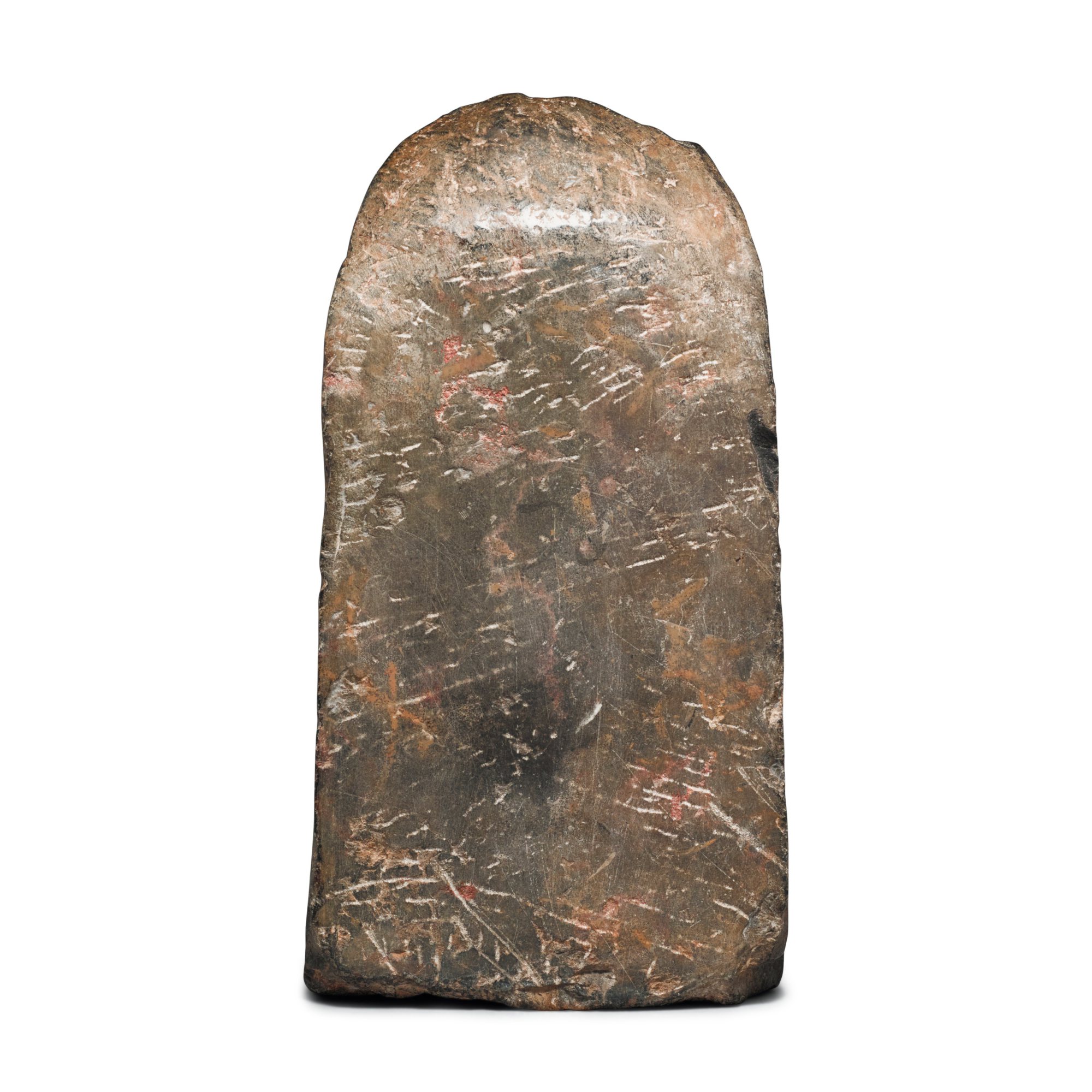 A limestone stele of a Buddhist triad, Northern Zhou dynasty, dated ...