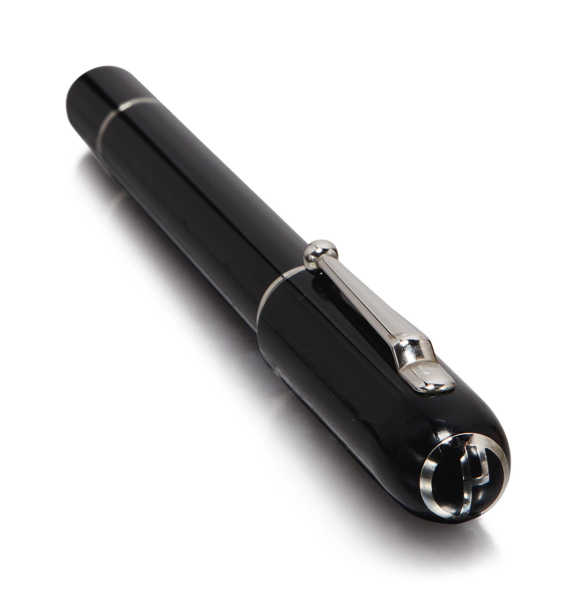 DUNHILL | A PALLADIUM PLATED SIDECAR ROLLERBALL PEN, CIRCA 2000 ...