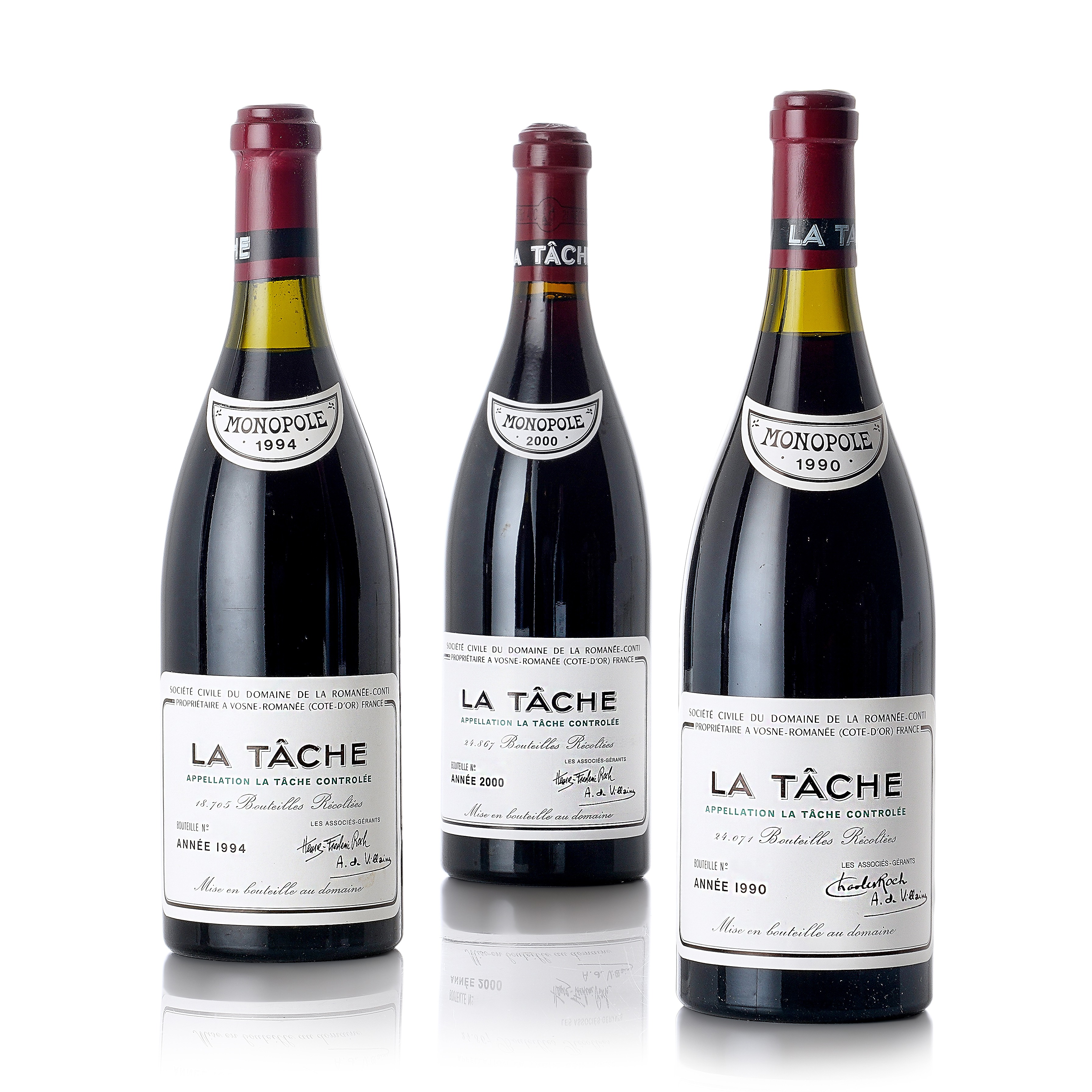 La Tâche 1990 Domaine de la Romanée-Conti (4 BT) | A Pristine Modern Cellar | 2022 | Sotheby's