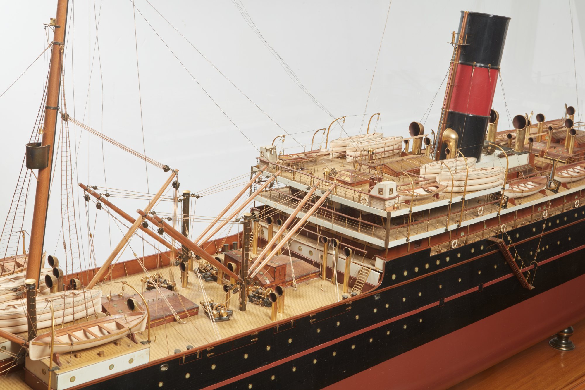 A Large Model of the Scandinavian American Line 'United States', Circa ...