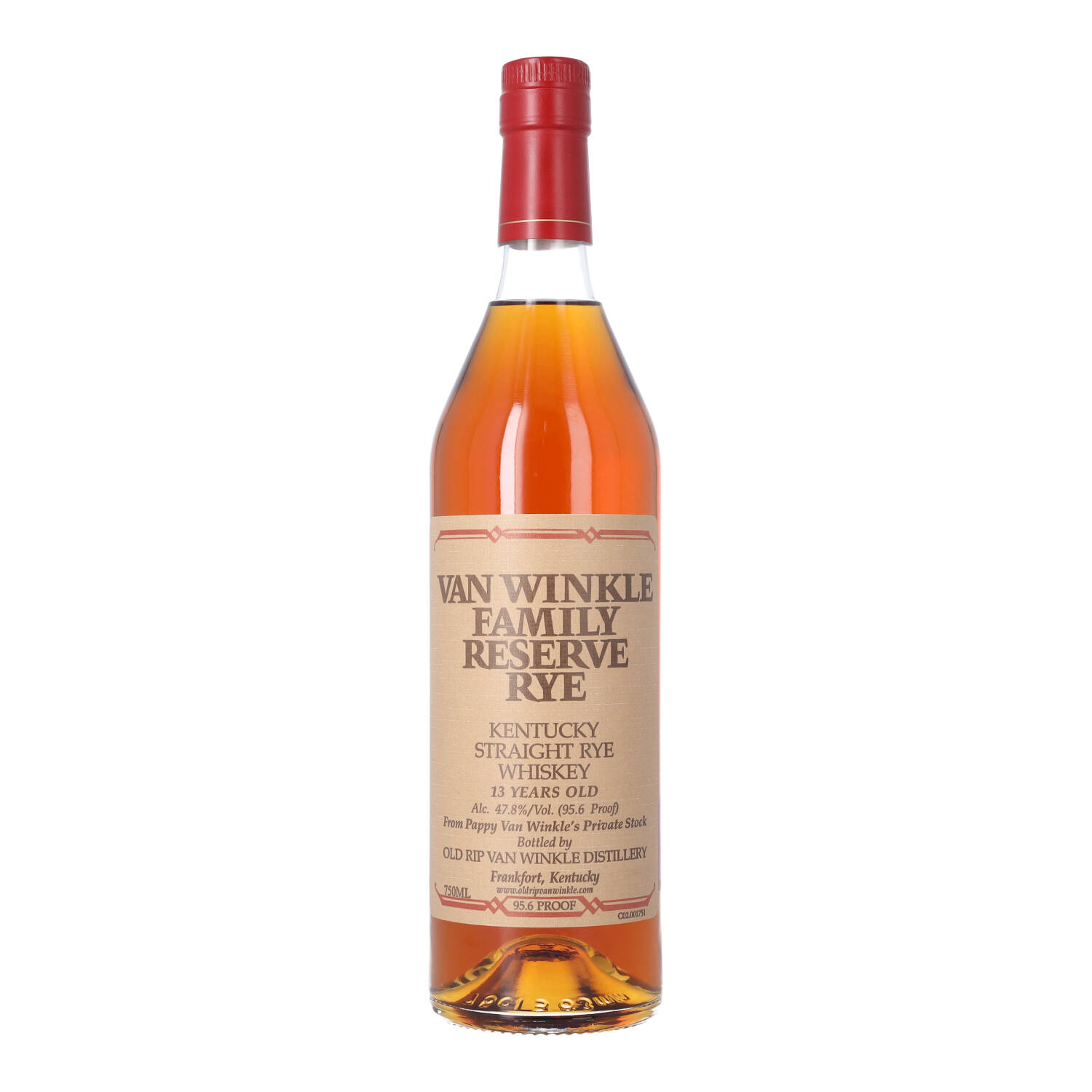 Van Winkle 13 Year Old Family Reserve Rye 95.6 proof NV (1 BT75 ...