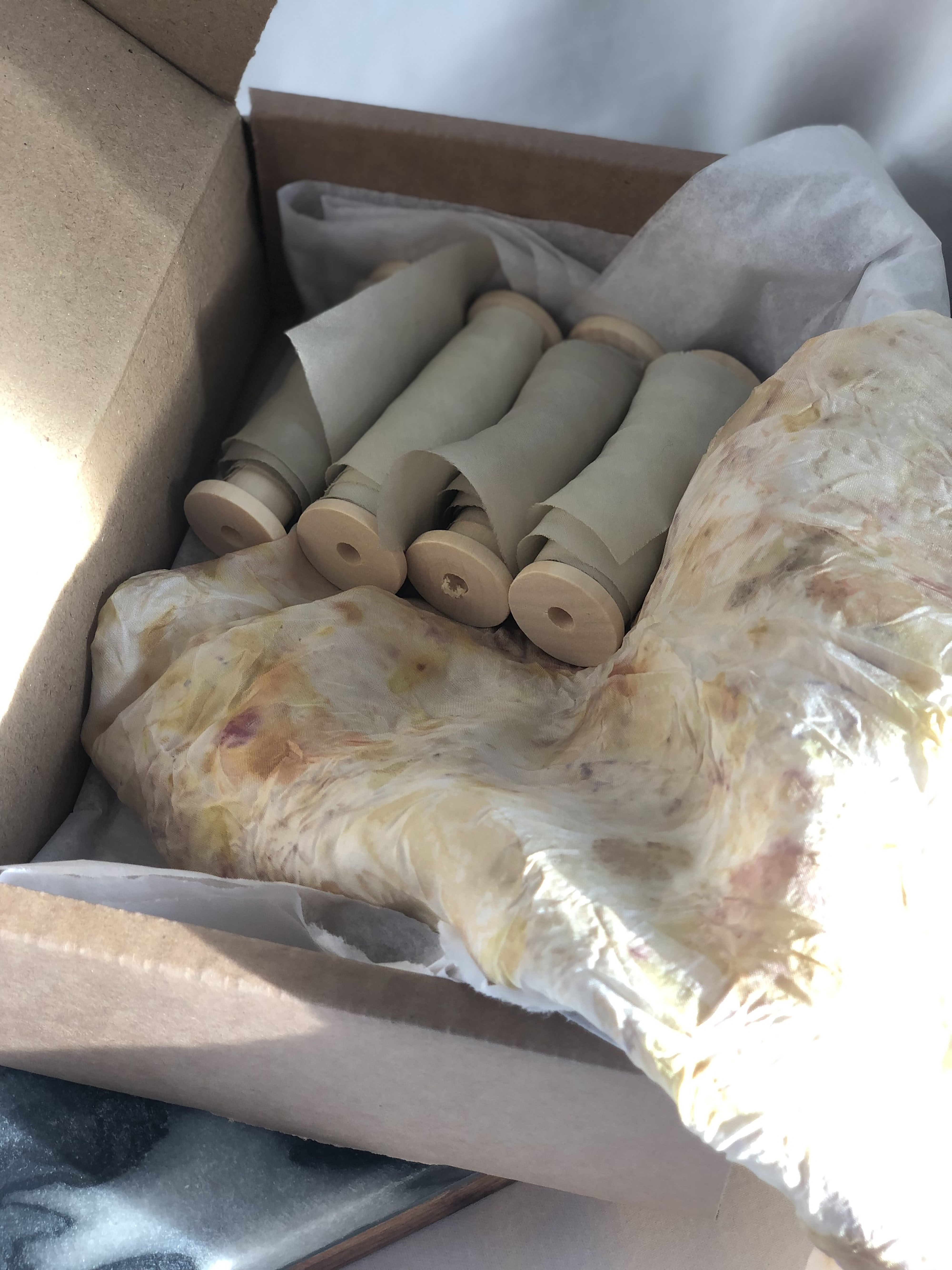 Lisa Furnell Botanical Dyed Silk Scarf Available For Immediate Sale At ...