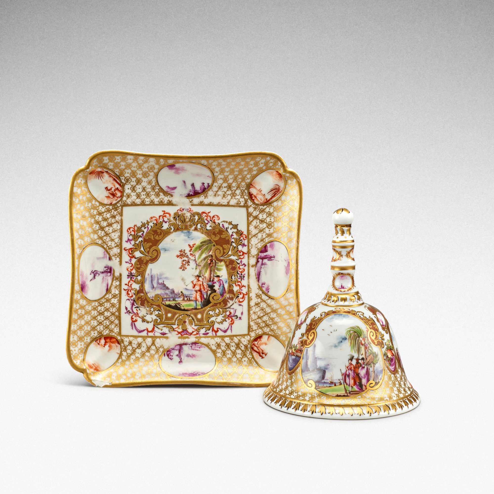 A rare Meissen table bell and stand, Circa 1730-35 | Sammlung ...