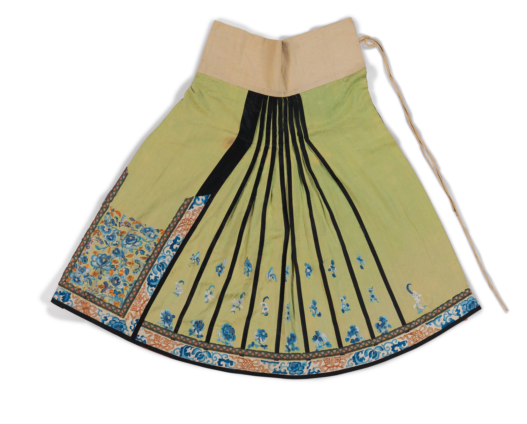 Two silk apron skirts, 19th / 20th century | The Hundred Antiques: Fine ...