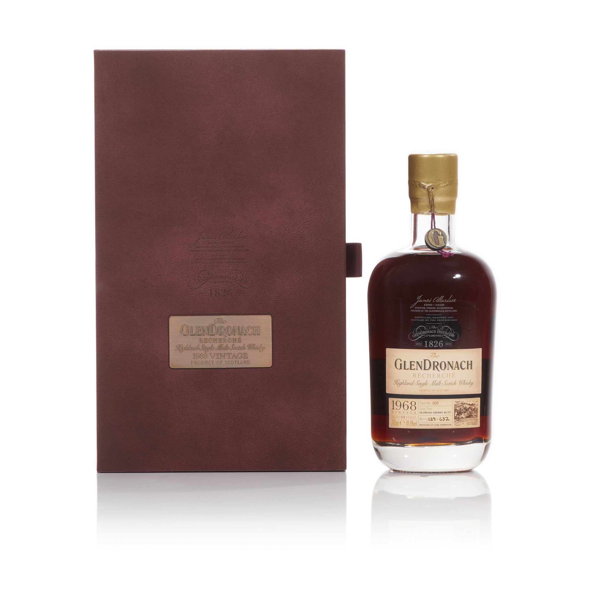 The Glendronach Recherche 44 Year Old 48.6 abv 1968 (1 BT70) | The ...
