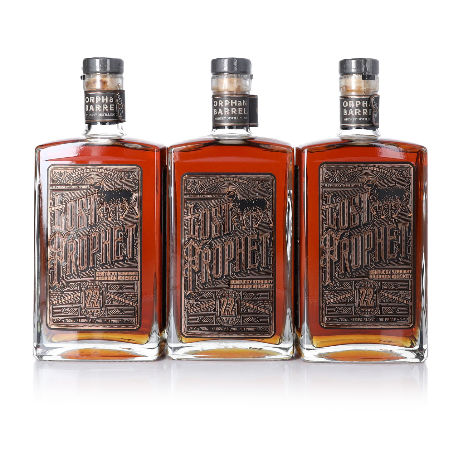 Orphan Barrel Lost Prophet 22 Year Old 90.1 Proof NV (3 BT 75cl ...