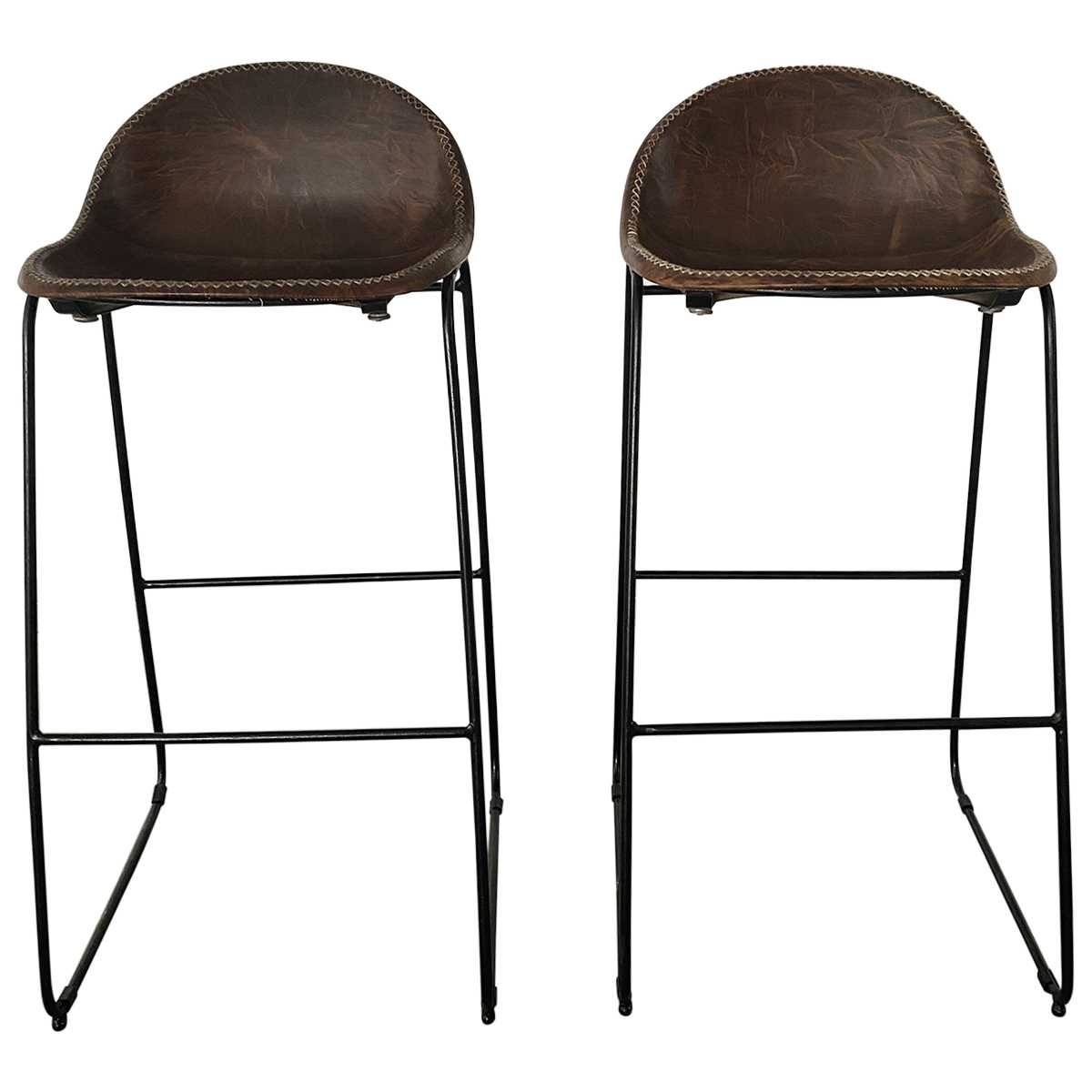 Indian Hand-Stitched Bar Stools Available For Immediate Sale At Sotheby’s