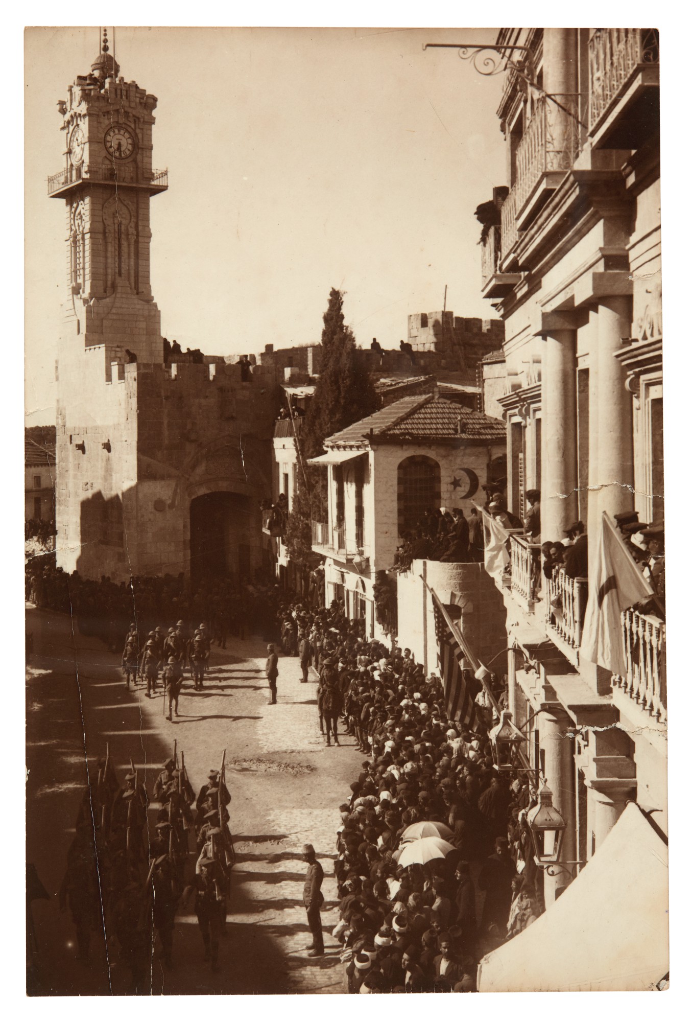 Palestine. Ten photographs of the surrender and reading of the ...
