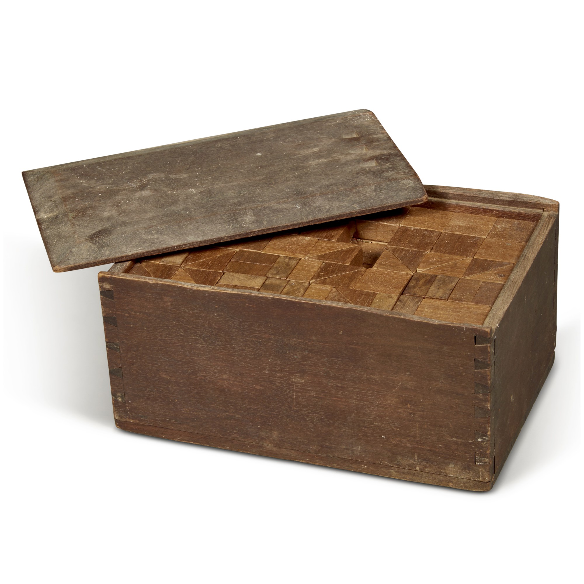 Rare American Walnut Slide-Lid Box, probably Southeastern Pennsylvania ...