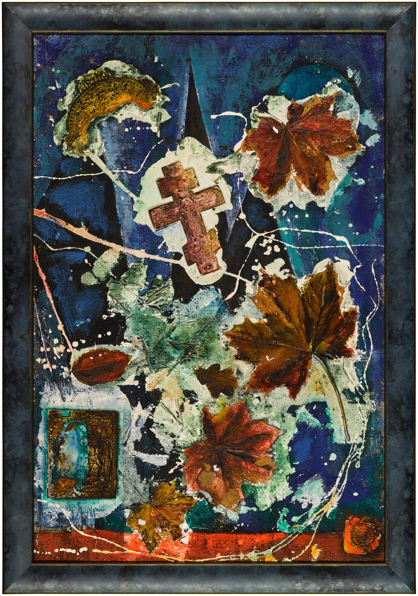 Composition with Leaves and Cross | Escape Artists – The Non ...