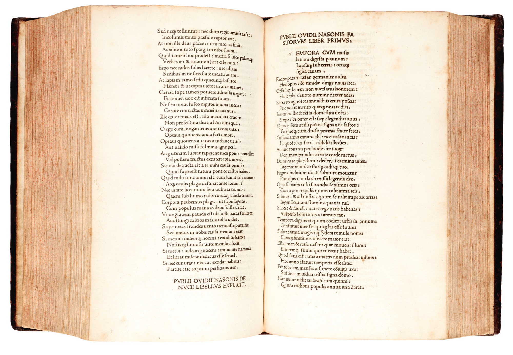 Ovid, Opera, Venice, 1474, later calf | Important Manuscripts ...