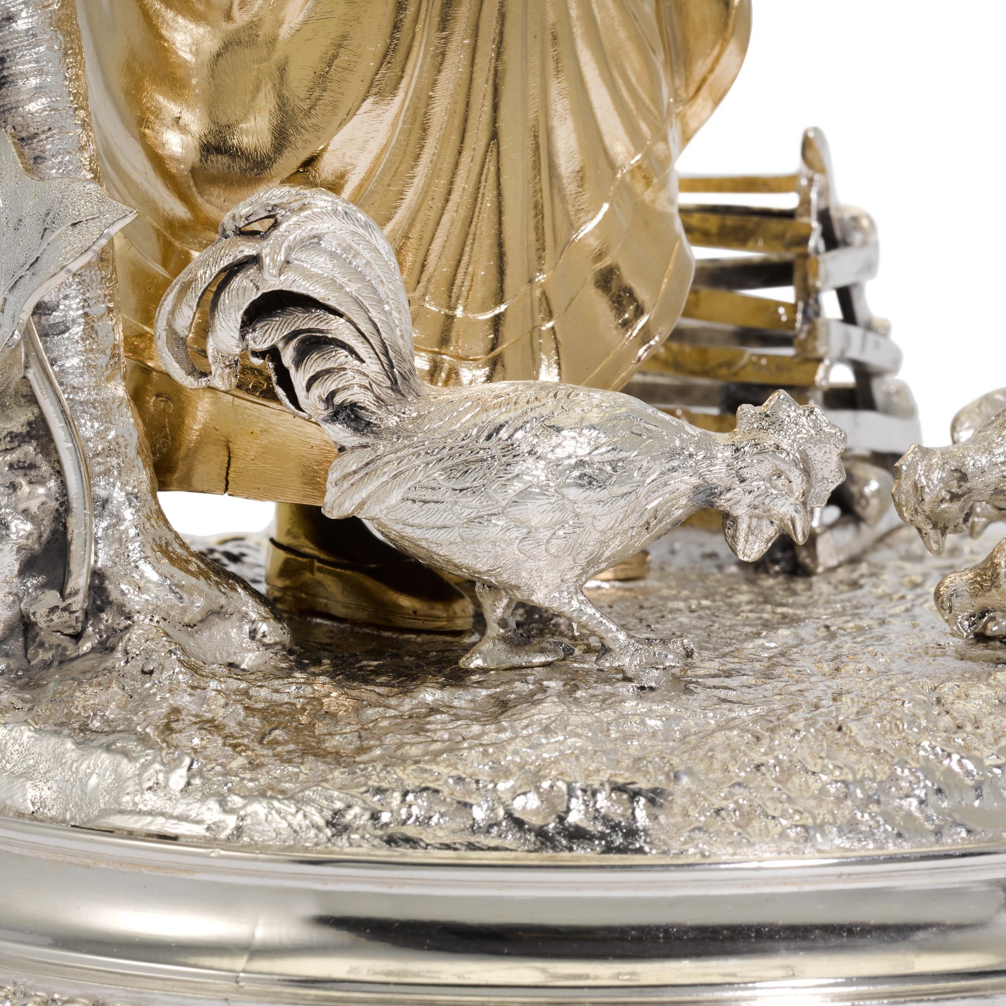 A parcel gilt electroplate centerpiece, unmarked, circa 1860 | Easter ...