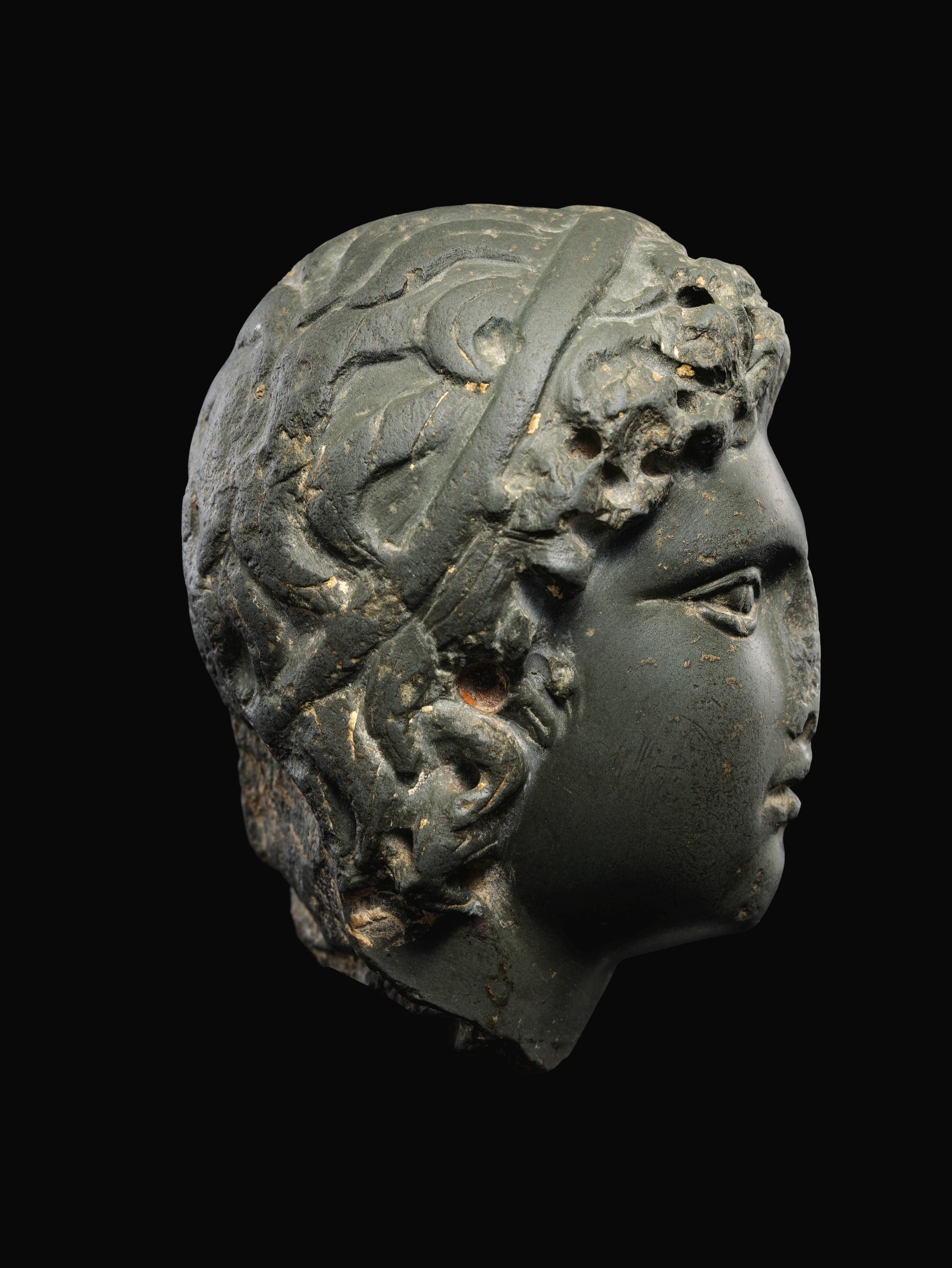 A ROMAN GRAYWACKE HEAD OF A YOUTH, CIRCA 2ND CENTURY A.D. | Ancient ...