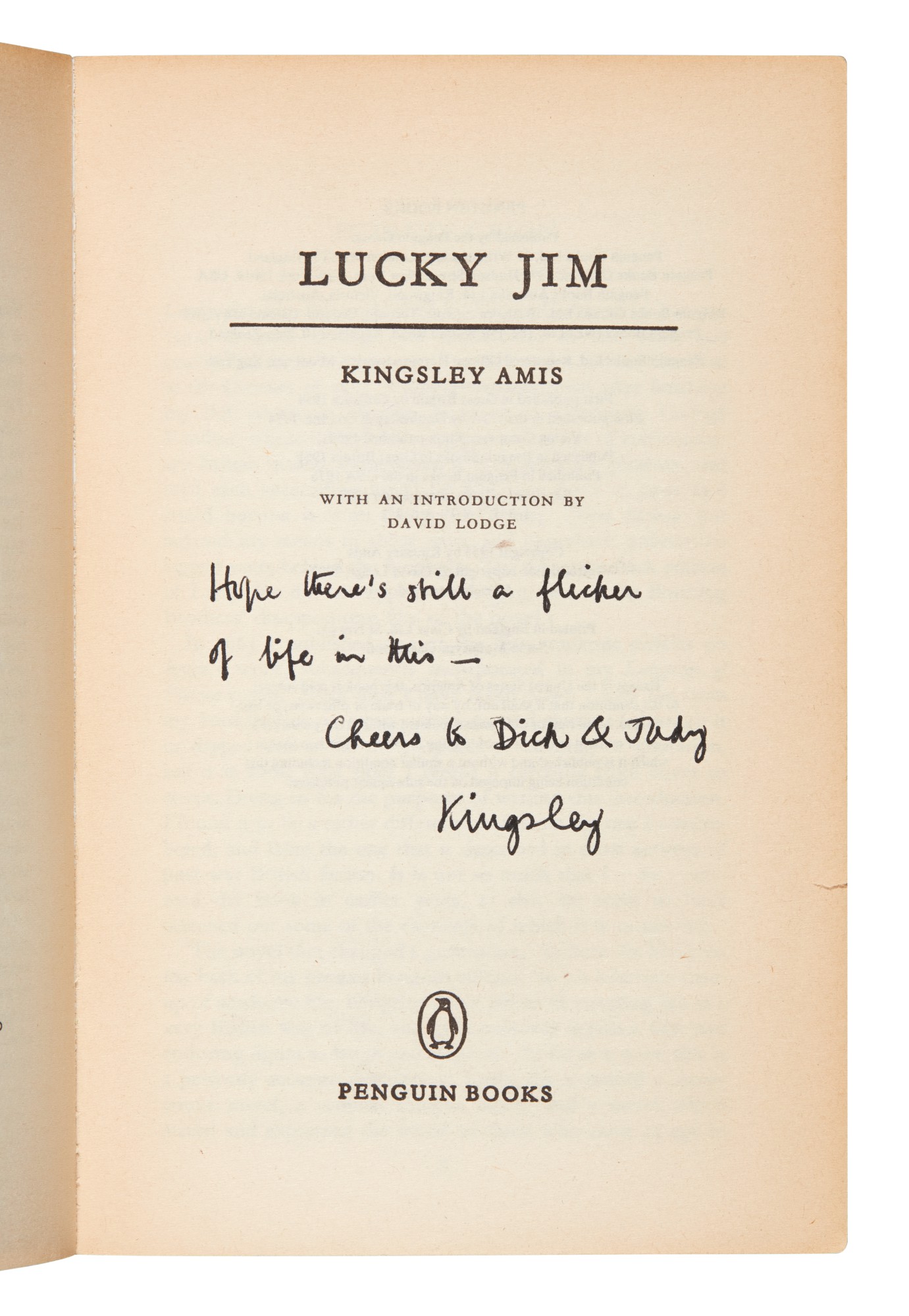 Amis, Collection of 33 volumes, together with photocopied typescript ...