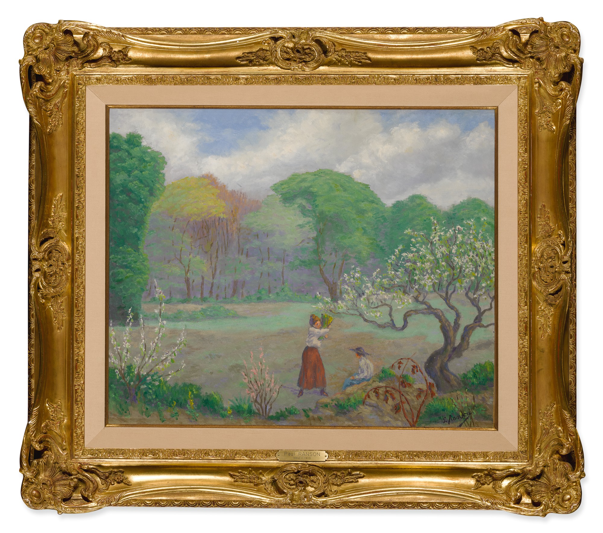 PAUL ÉLIE RANSON | LA CUEILLETTE EN FLEUR | Impressionist and Modern ...