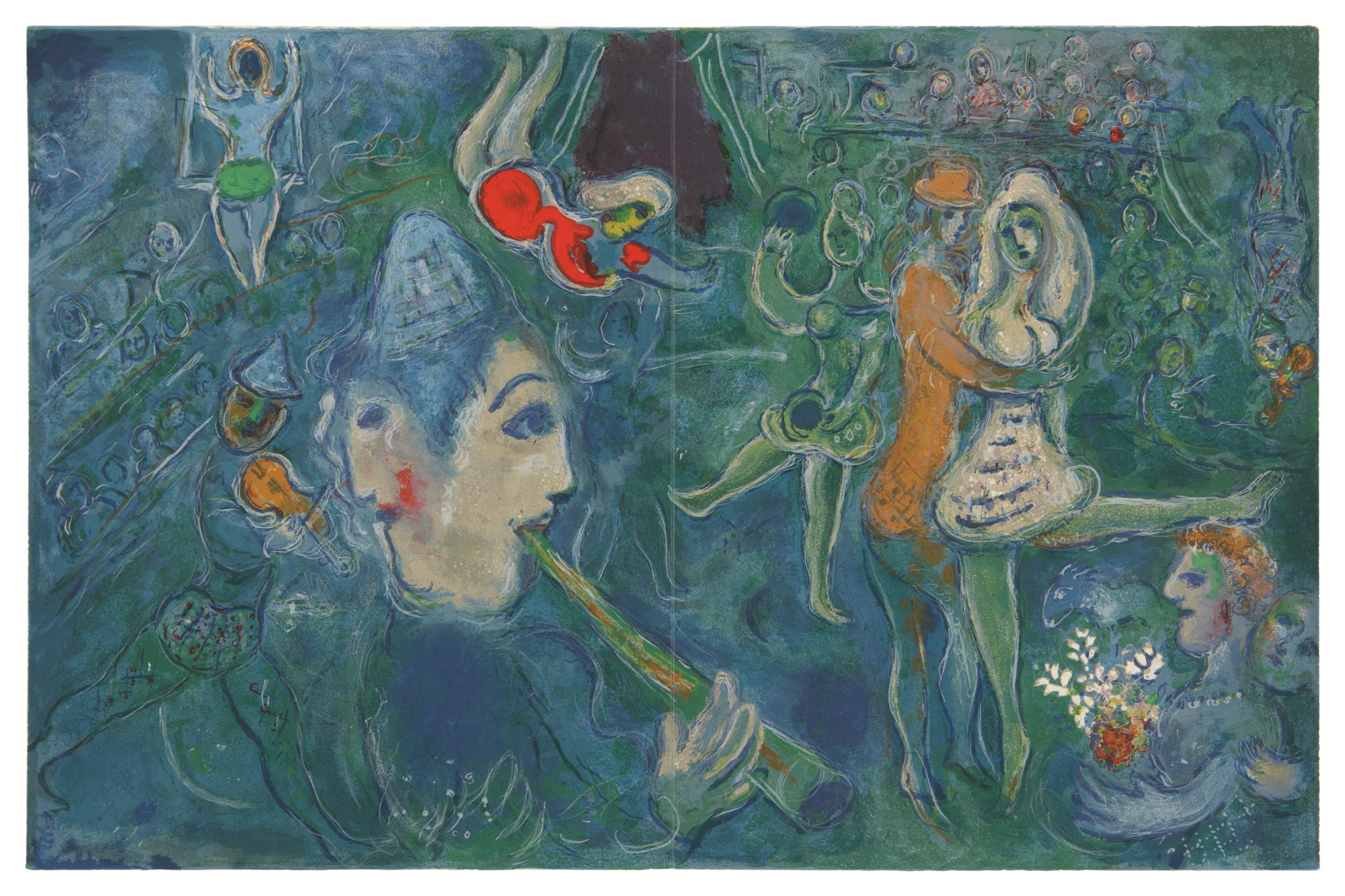 MARC CHAGALL | THE CIRCUS (M. 490-527; SEE C. BKS. 68) | Chagall Online ...